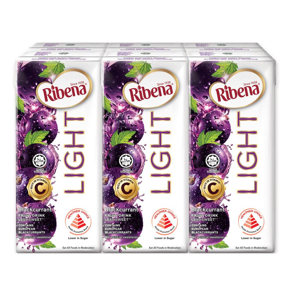 Ribena Blackcurrant Fruit Drink Packet - Light | NTUC FairPrice