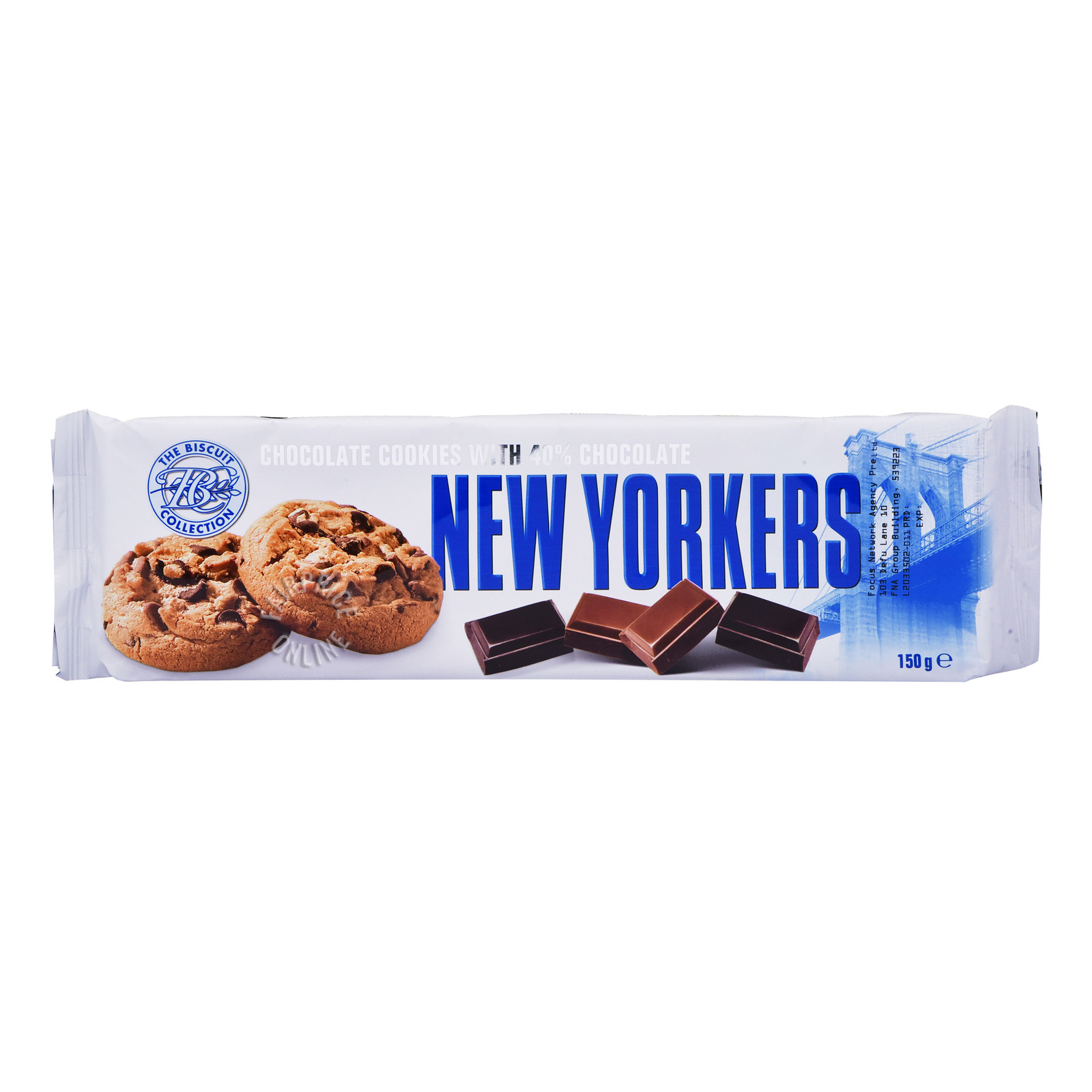 The Biscuit Collection New Yorkers Cookies (37% Chocolate) | NTUC FairPrice
