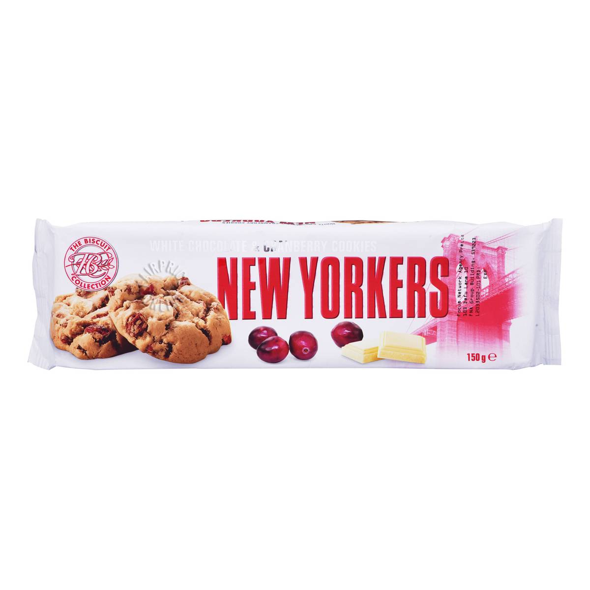 The Biscuit CollectionNewYorkersCookies-WhiteChocolate&Cranberry | NTUC ...