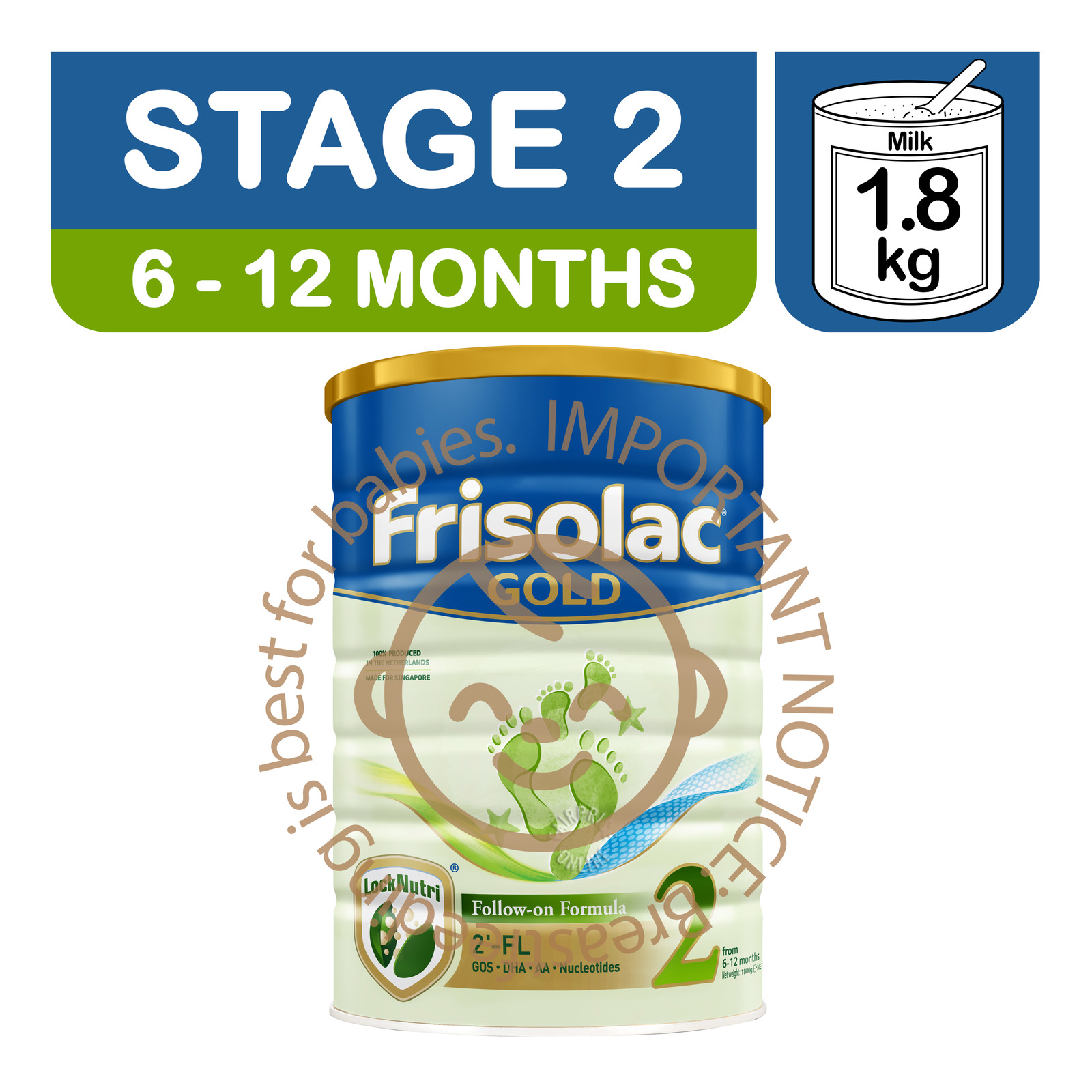 Frisolac Gold Follow On Milk Formula - Stage 2 | NTUC FairPrice