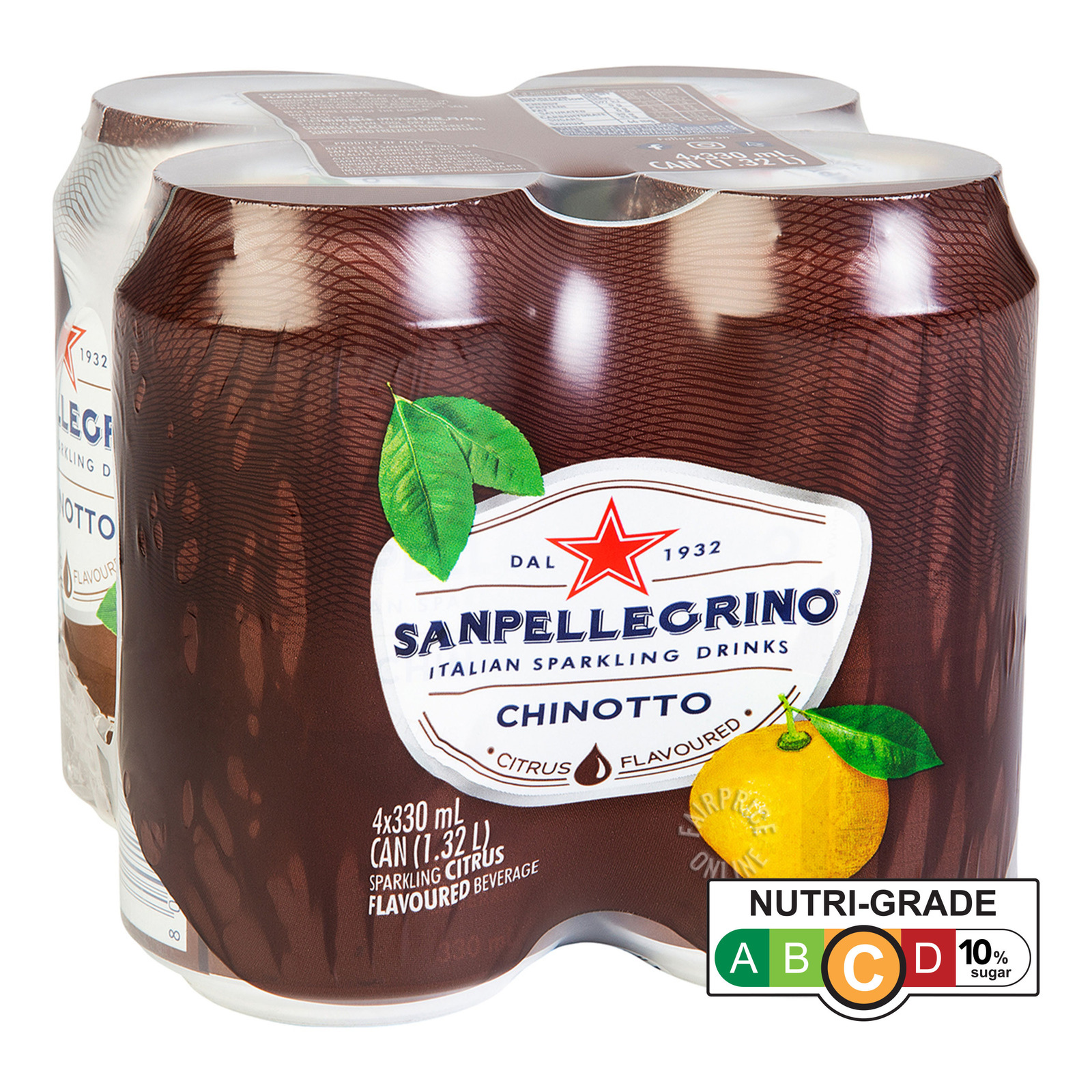 San Pellegrino Sparkling Can Drink - Chinotto | NTUC FairPrice