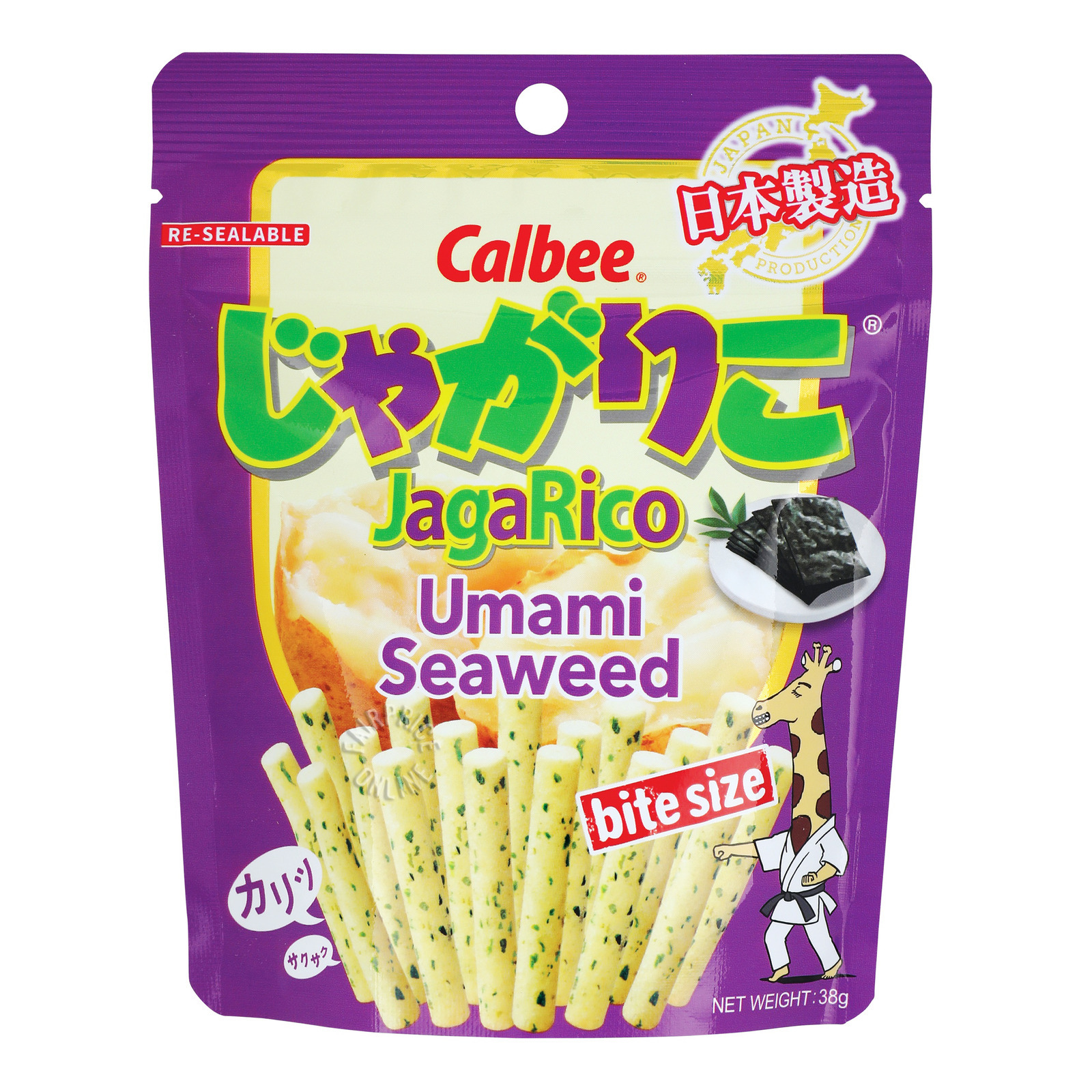 Calbee JagaRico Bite Size Snack - Umami Seaweed | NTUC FairPrice