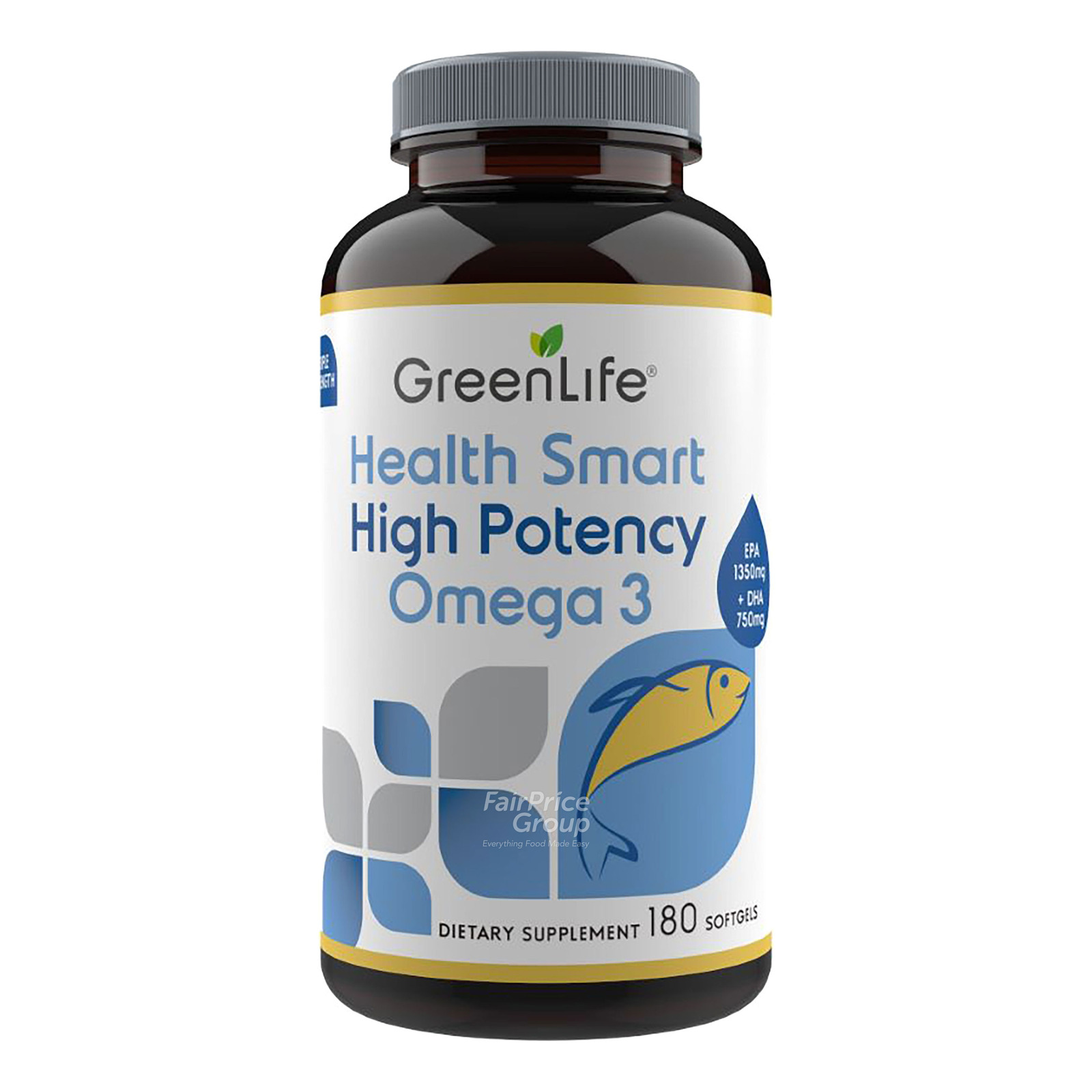 Greenlife Health Smart High Potency Omega 3 Softgels | NTUC FairPrice