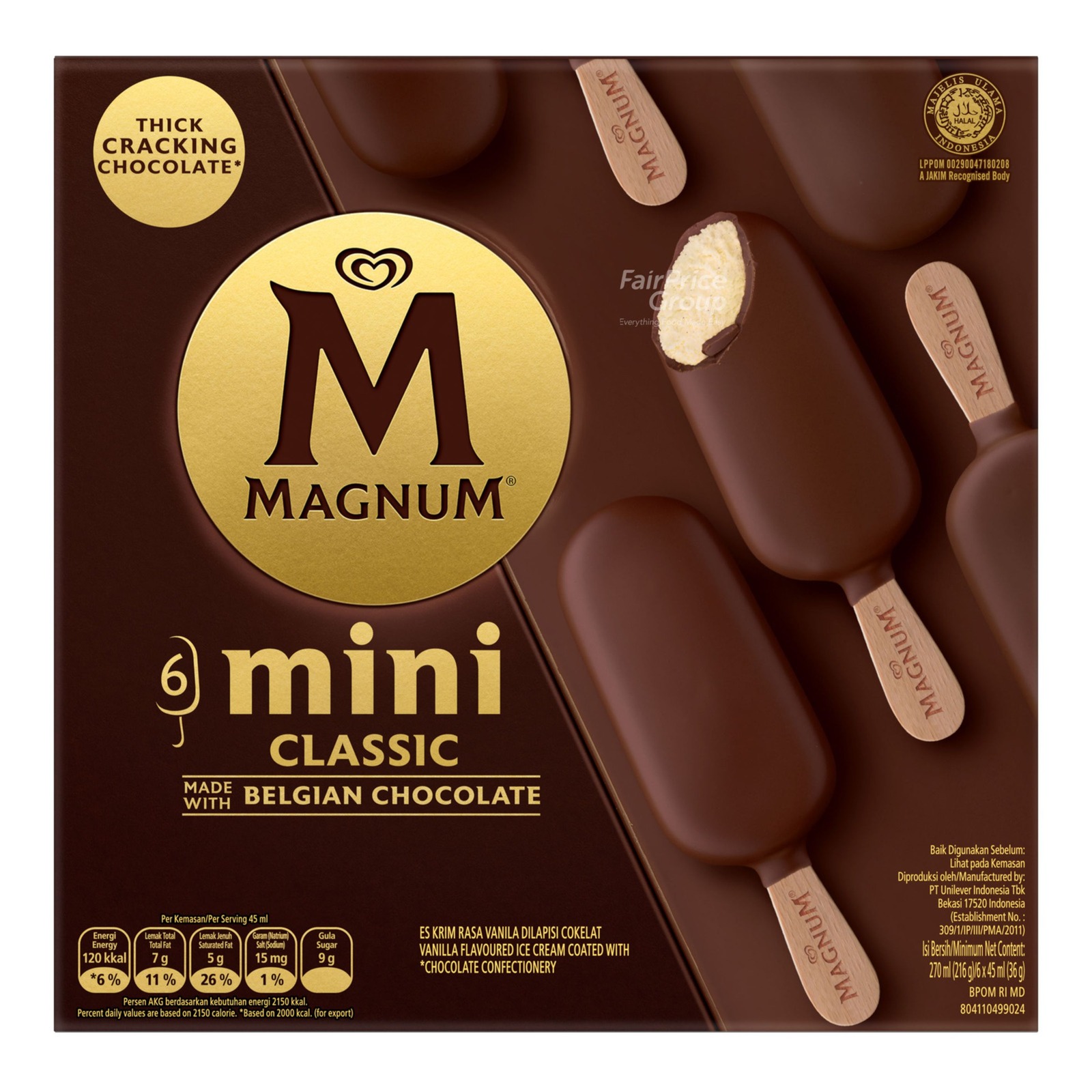 Magnum Mini Ice Cream - Classic | NTUC FairPrice