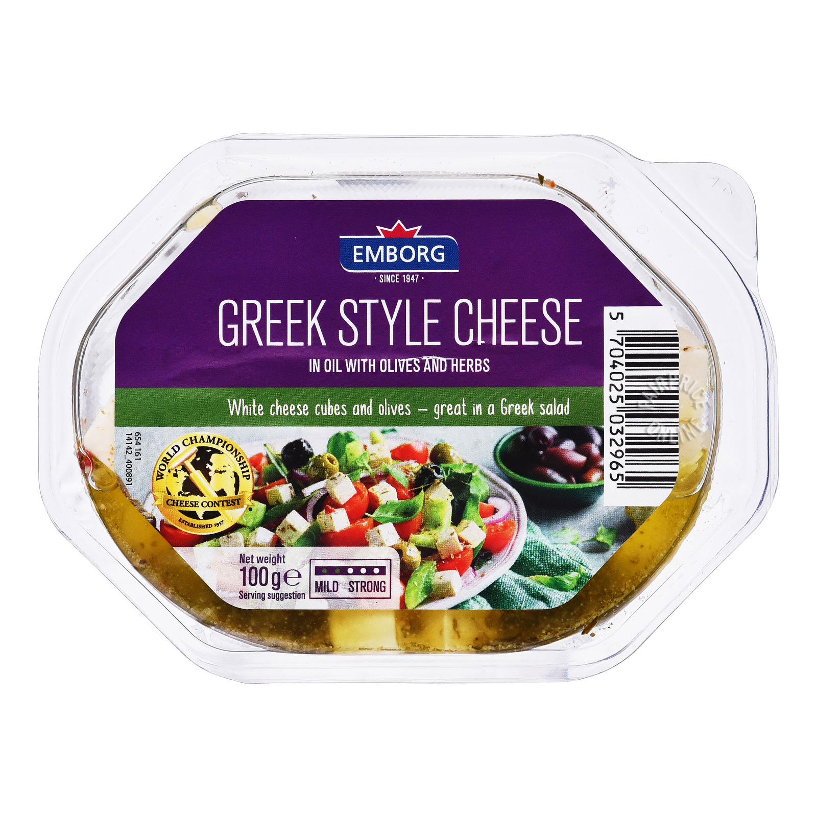 Emborg Greek Style Cheese Cubes - Olives & Herbs | NTUC FairPrice