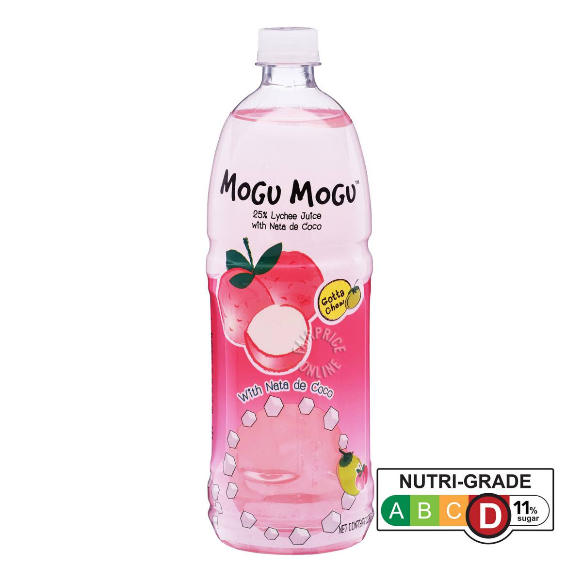 Mogu Mogu Juice Bottle Drink - Lychee | NTUC FairPrice