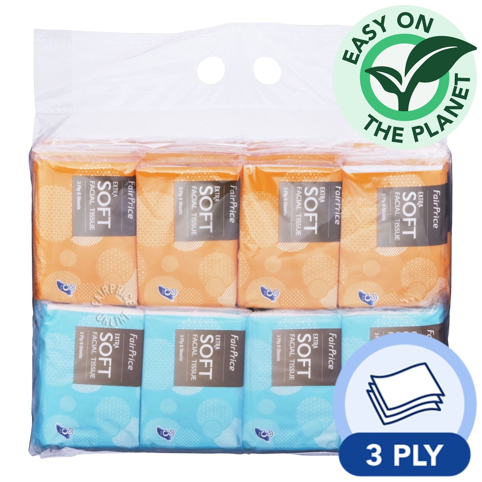 FairPrice 3ply Pocket Facial Tissue | NTUC FairPrice