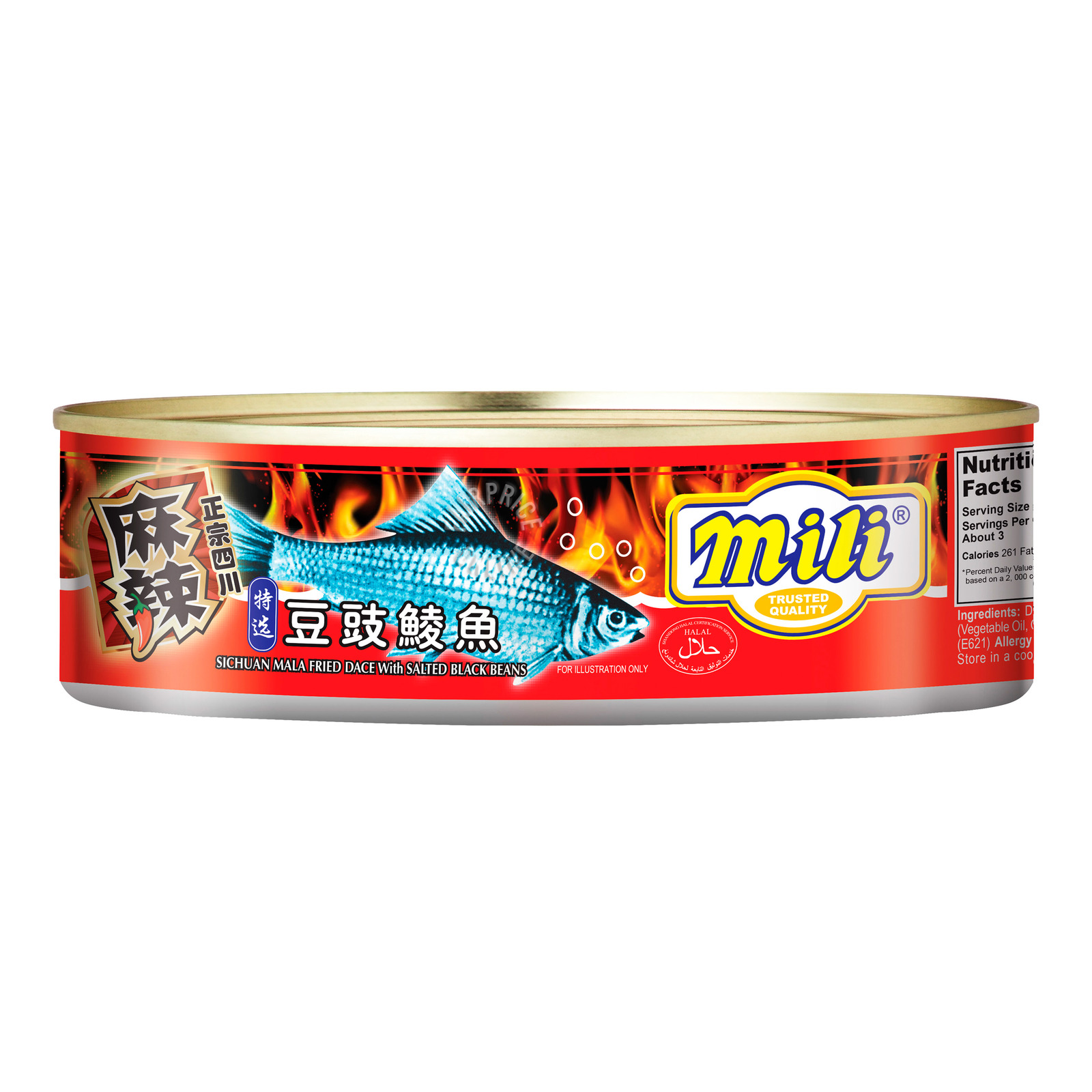 Mili Sichuan Mala Fried Dace with Salted Black Beans | NTUC FairPrice