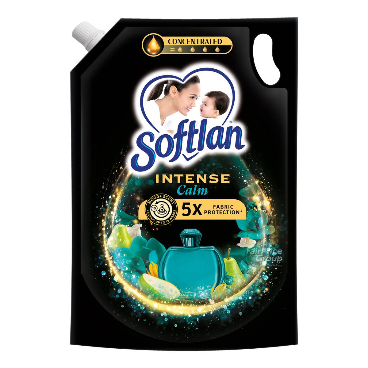 Softlan Fabric Conditioner Softener Refill - Intense Calm | NTUC FairPrice