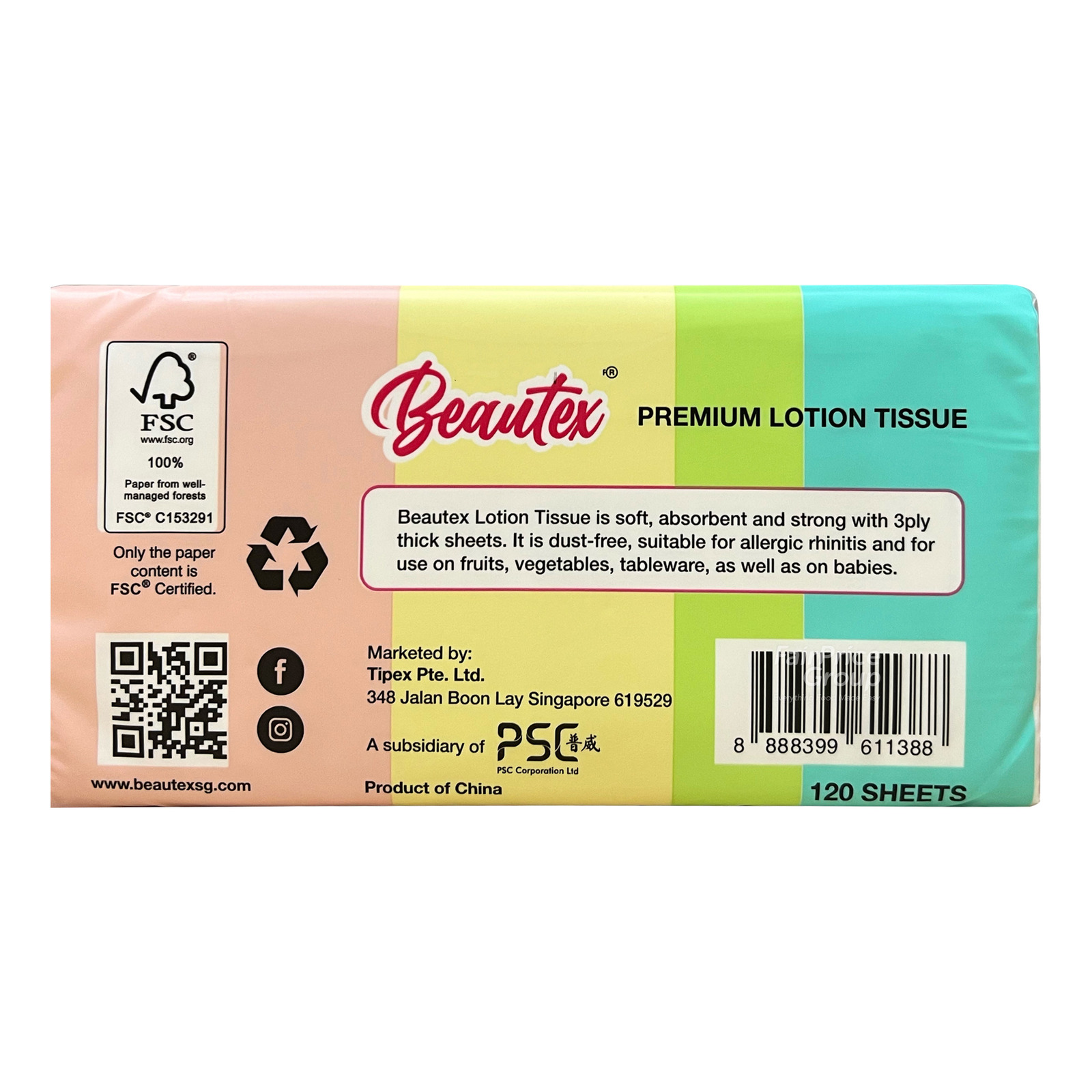 Beautex Premium Lotion Tissue - 3 Ply | NTUC FairPrice