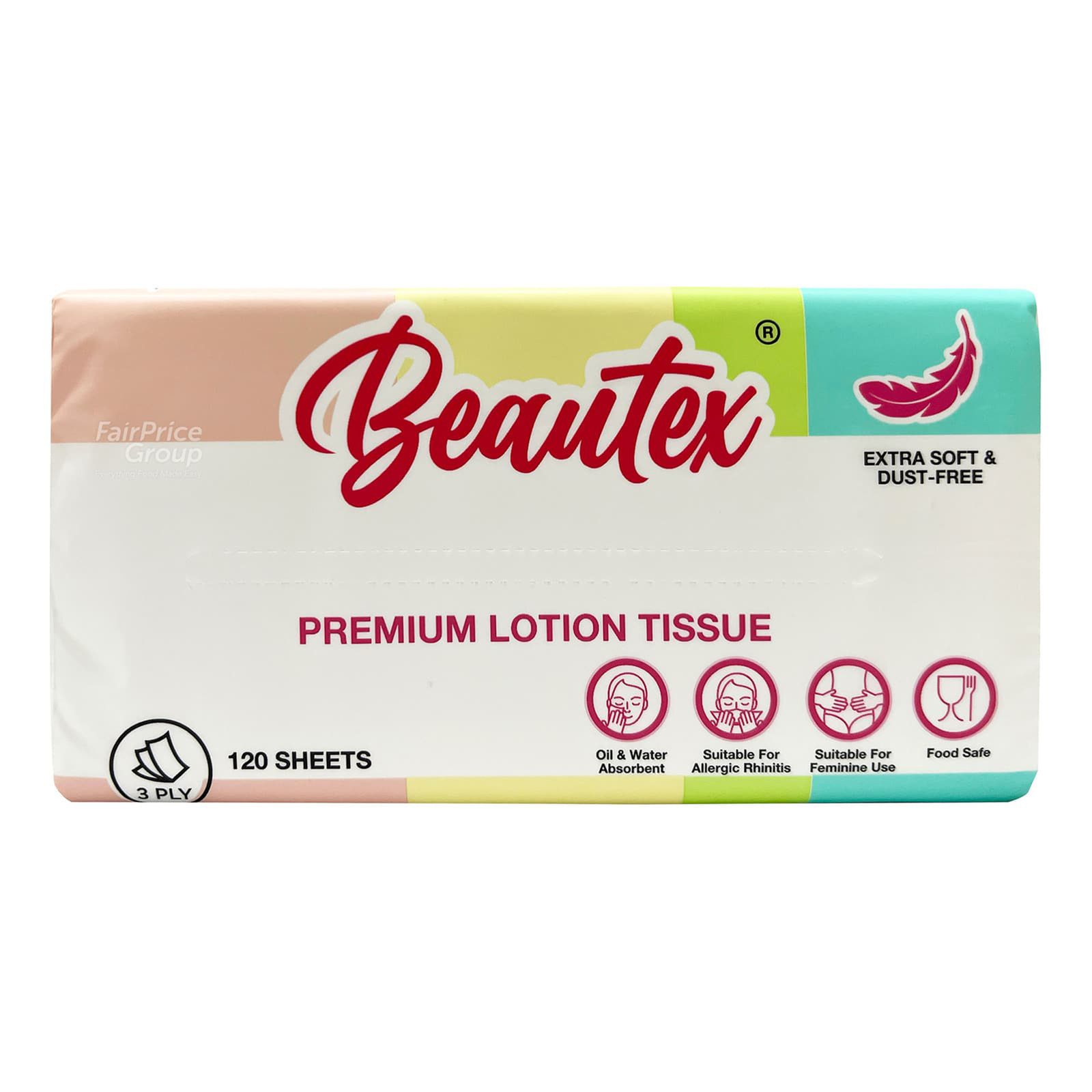 Beautex Premium Lotion Tissue - 3 Ply | NTUC FairPrice