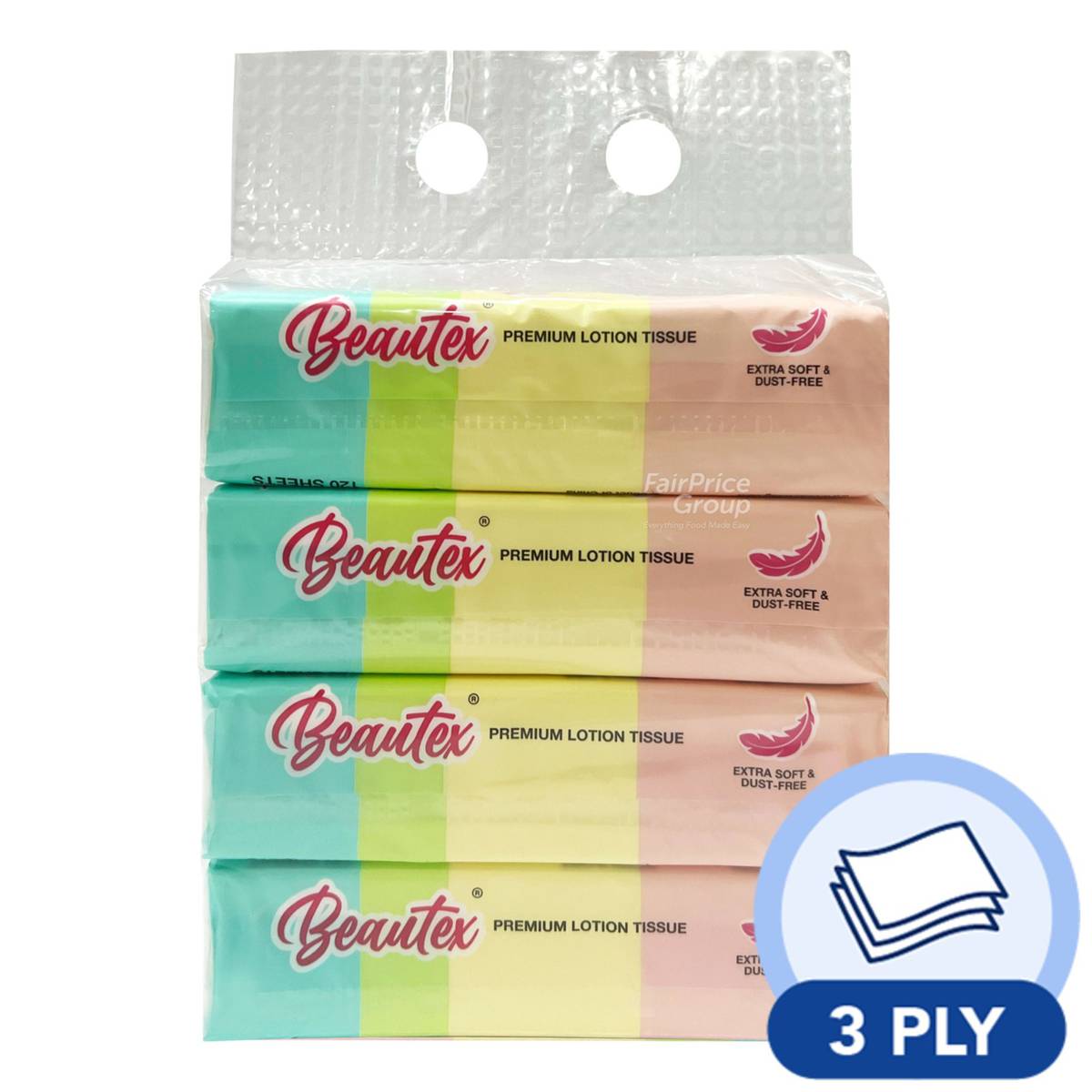 Beautex Premium Lotion Tissue - 3 Ply | NTUC FairPrice