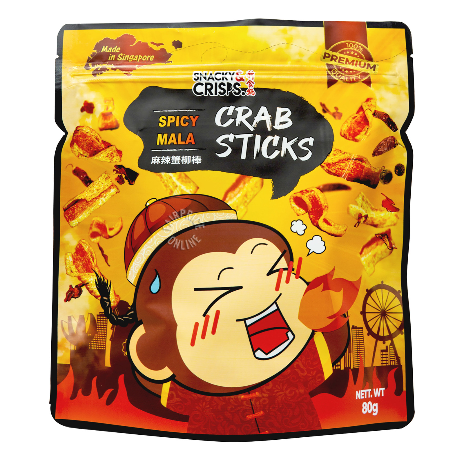 Snacky & Crisps Spicy Mala - Crabsticks | NTUC FairPrice