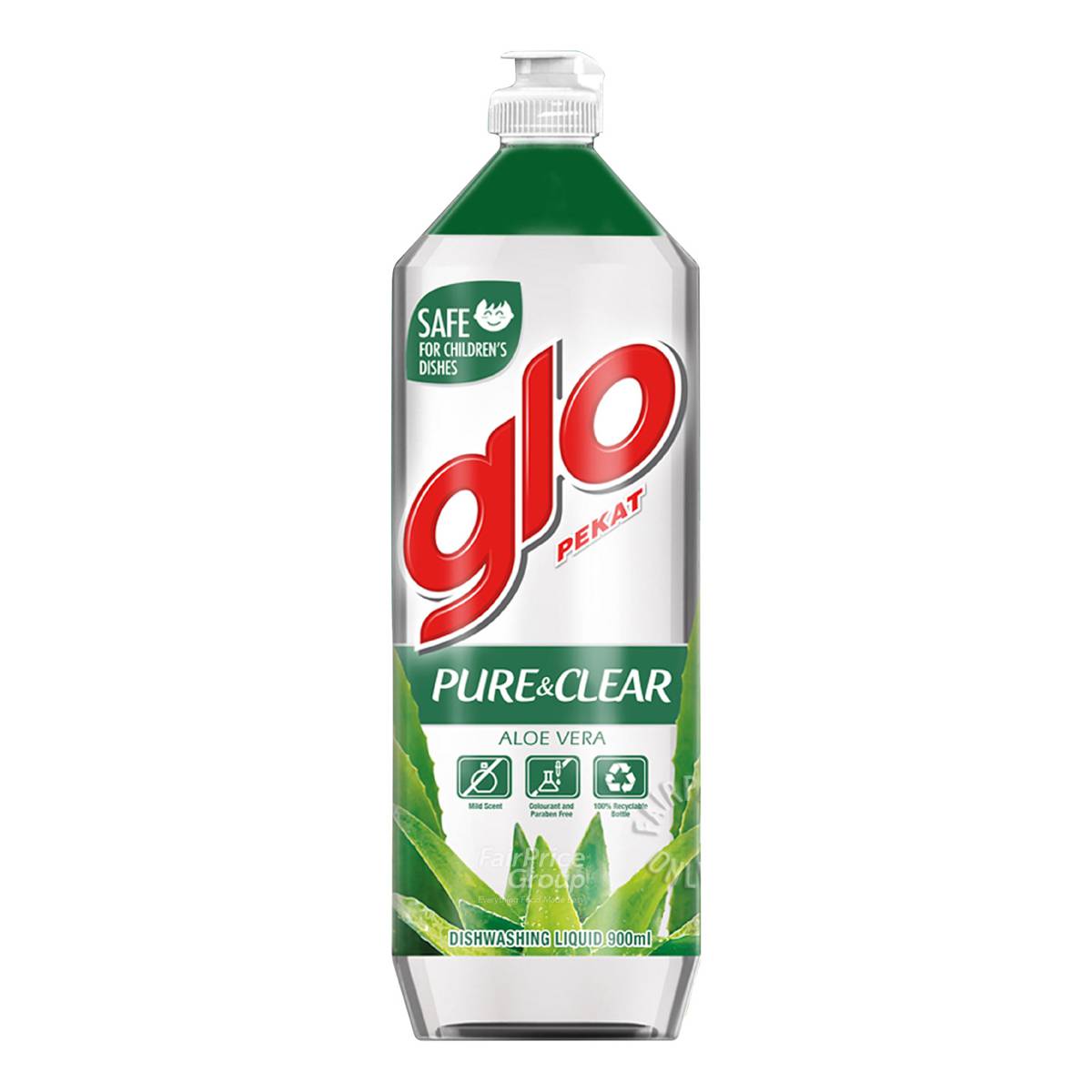 Glo Dishwashing Liquid - Pure & Clear (Aloe Vera) | NTUC FairPrice