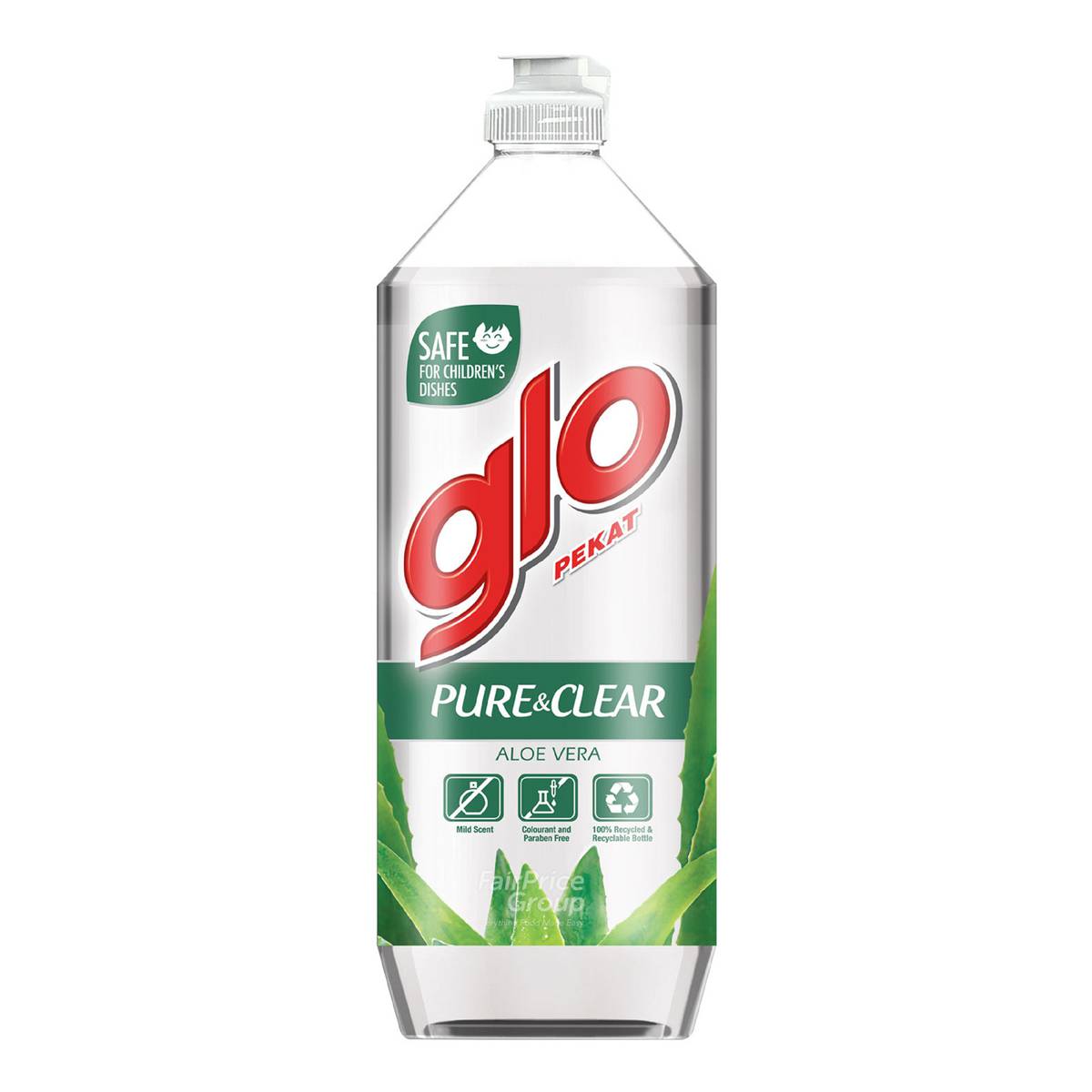 Glo Dishwashing Liquid - Pure & Clear (Aloe Vera) | NTUC FairPrice