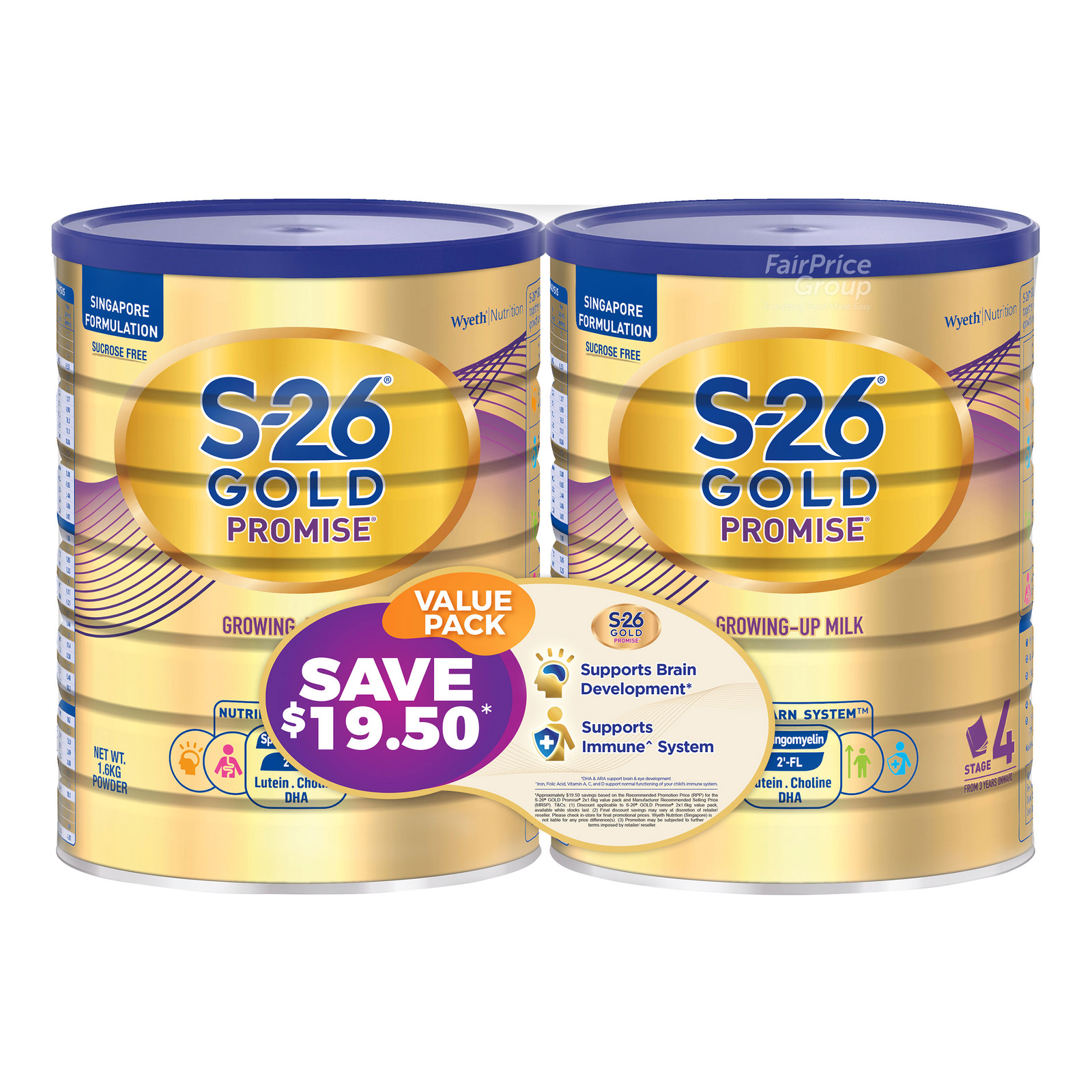 Wyeth S26 Gold Promise Milk Powder - Growing-Up Milk | NTUC FairPrice
