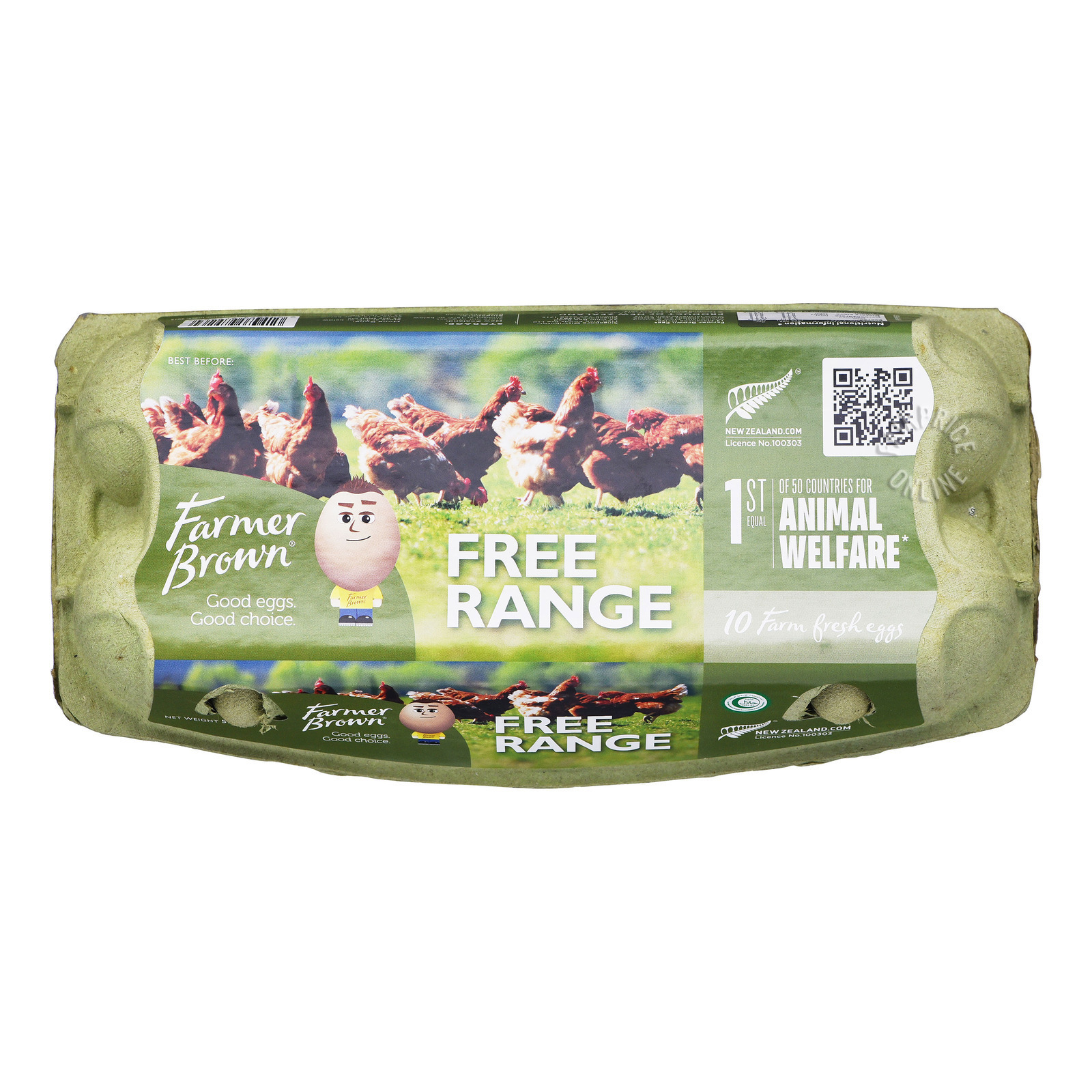 Farmer Brown Free Range Eggs | NTUC FairPrice