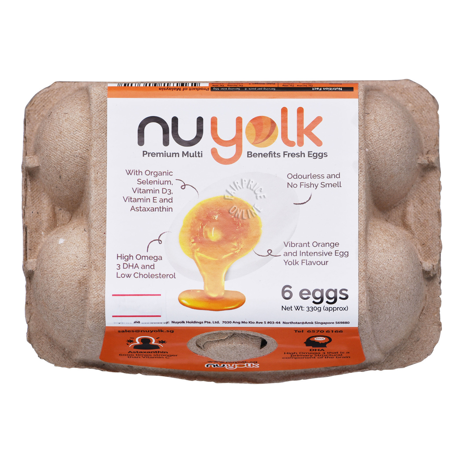 NuYolk Premium Fresh Eggs | NTUC FairPrice