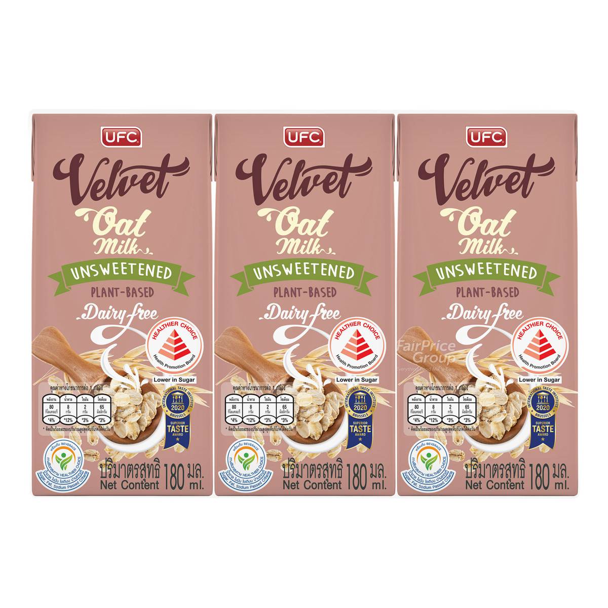 UFC Velvet Dairy-Free Oat Milk - Unsweetened | NTUC FairPrice