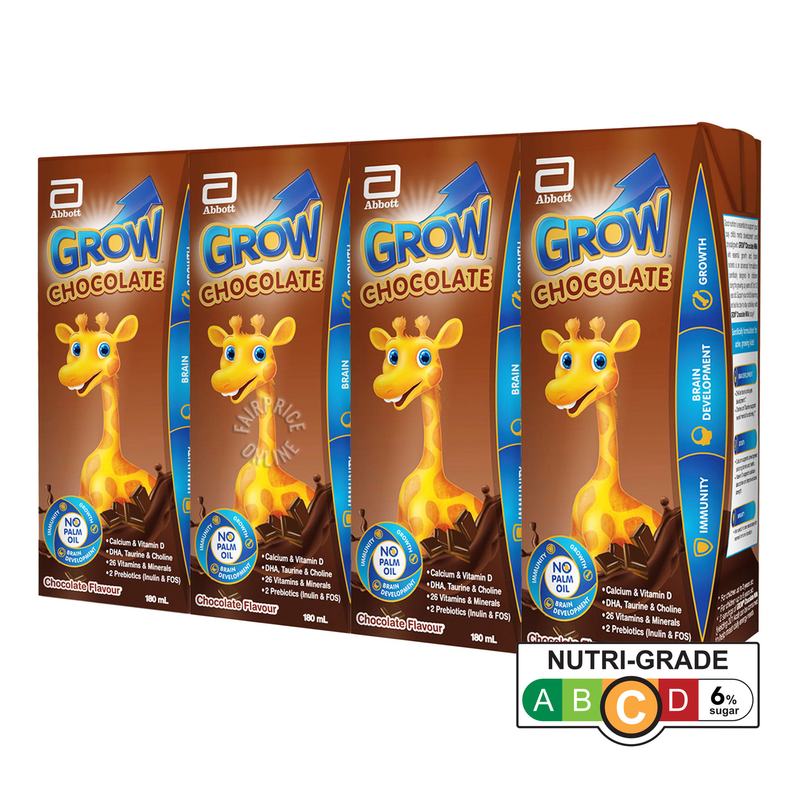 Abbott Grow Ready To Drink Packet Milk - Chocolate | NTUC FairPrice