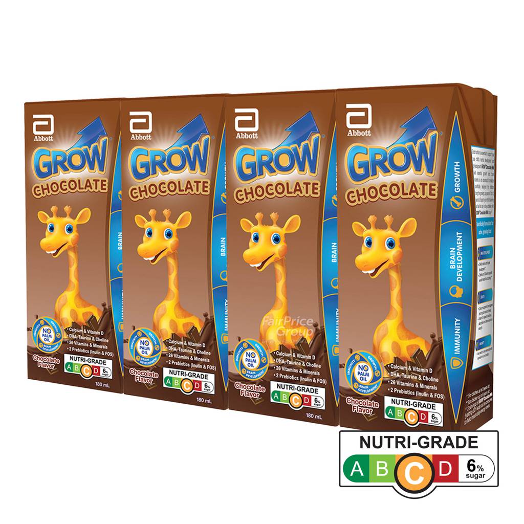 Abbott Grow Ready To Drink Packet Milk - Chocolate | NTUC FairPrice