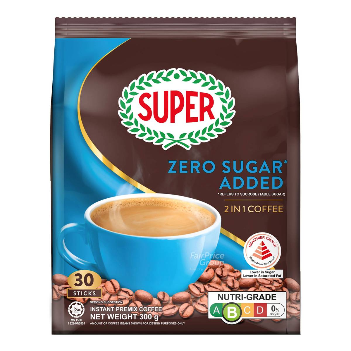 Super 2-In-1 Instant Coffee - Zero Sugar | NTUC FairPrice