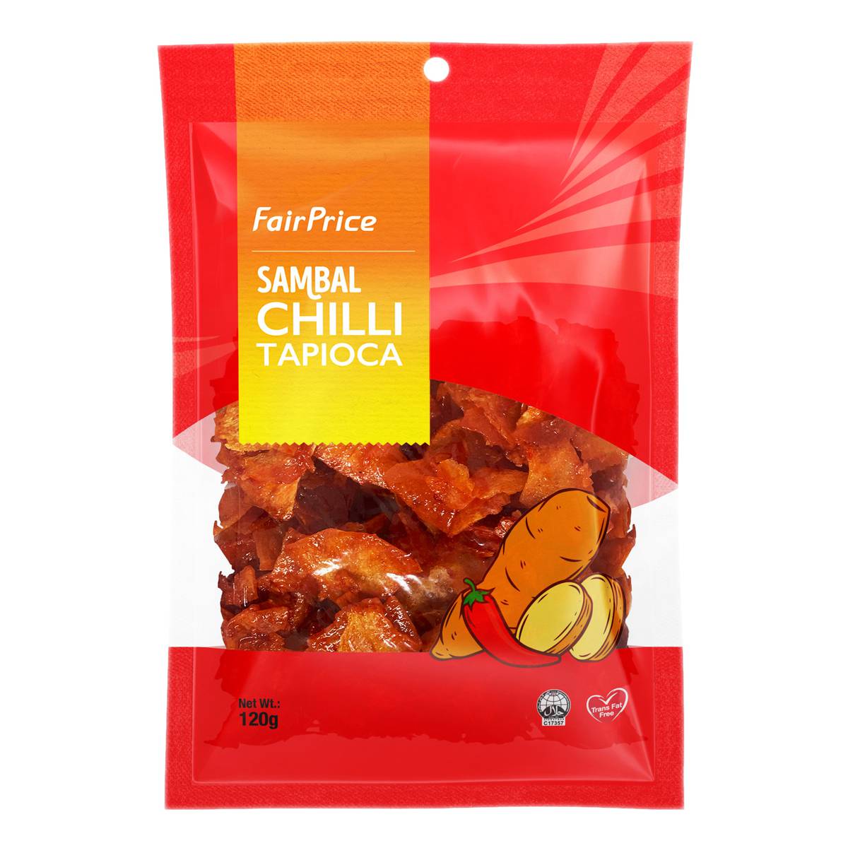 FairPrice Sambal Chilli Tapioca Crisps | NTUC FairPrice