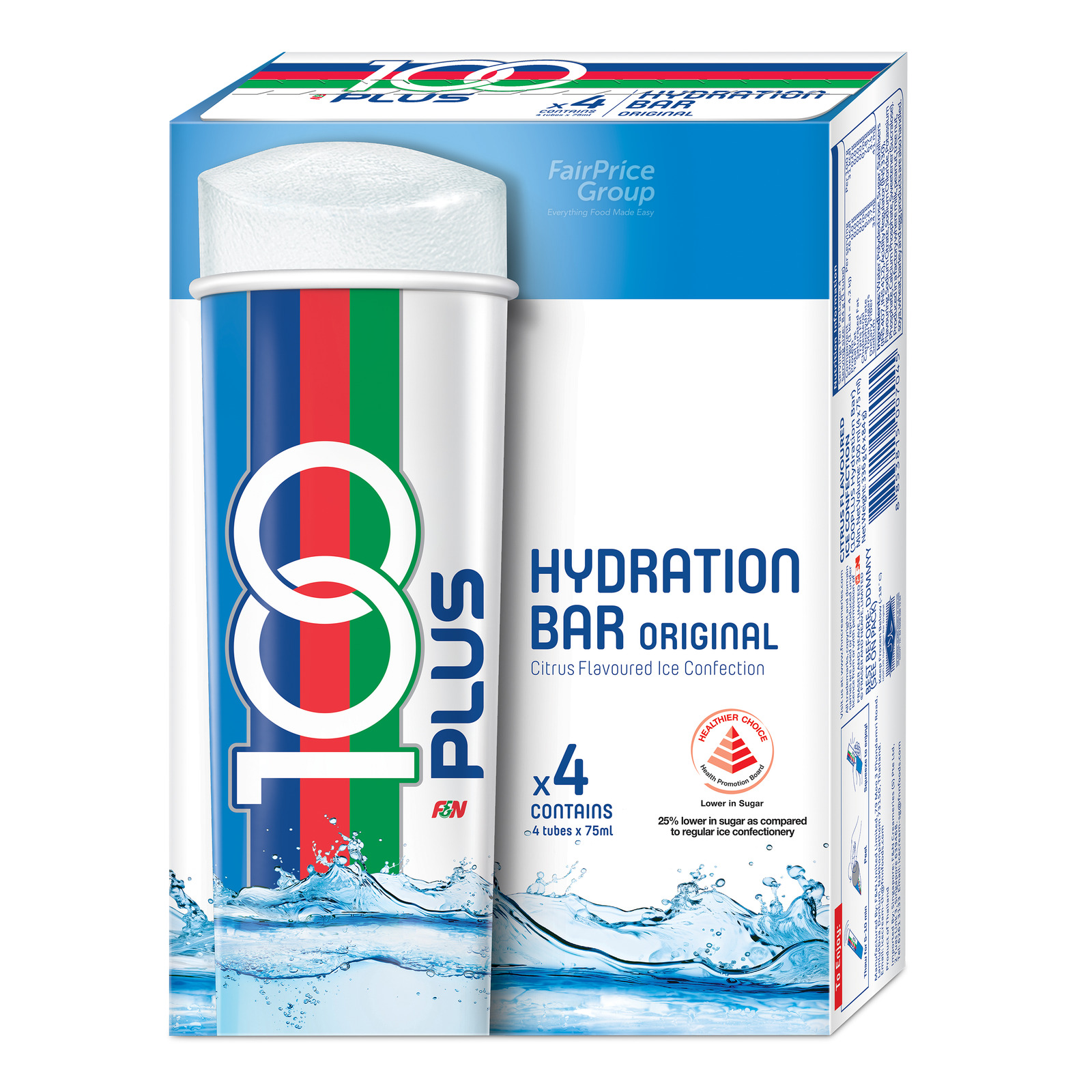 100 Plus Hydration Bar - Original | NTUC FairPrice