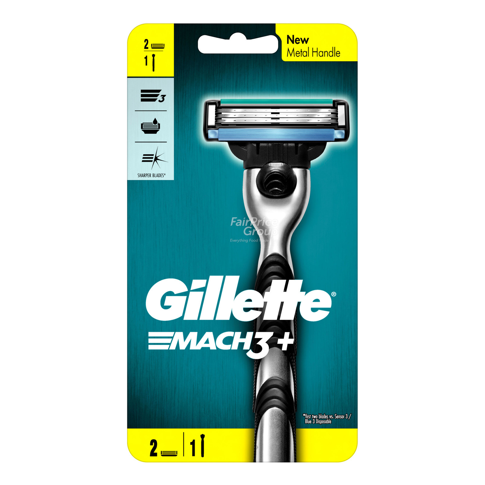 Gillette Razor with Refill - Mach3+ | NTUC FairPrice