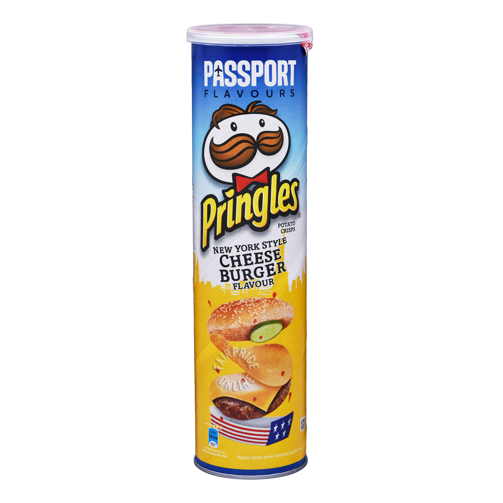 Pringles Potato Chips - New York Style Cheese Burger | NTUC FairPrice
