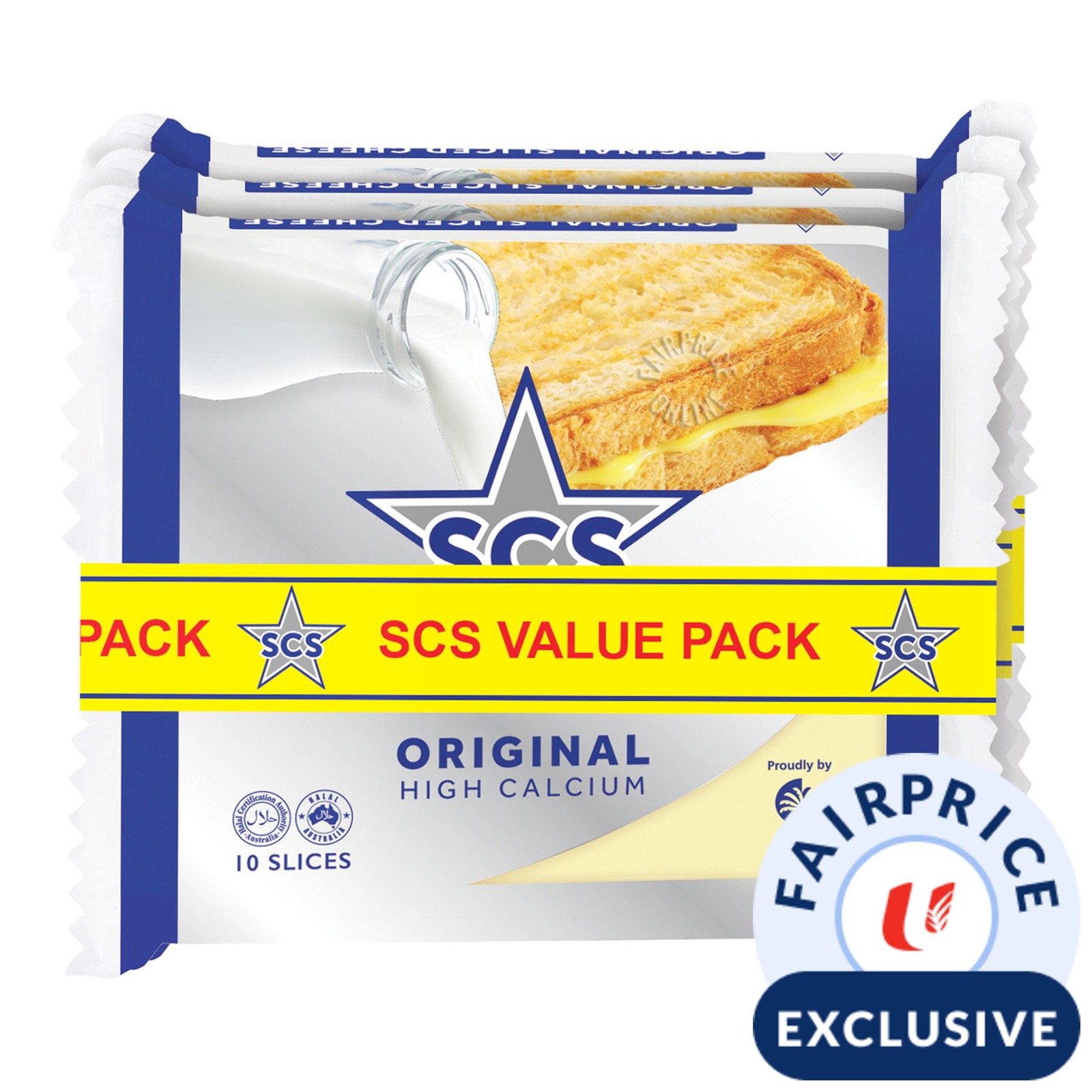 SCS Sliced Cheese - Original | NTUC FairPrice
