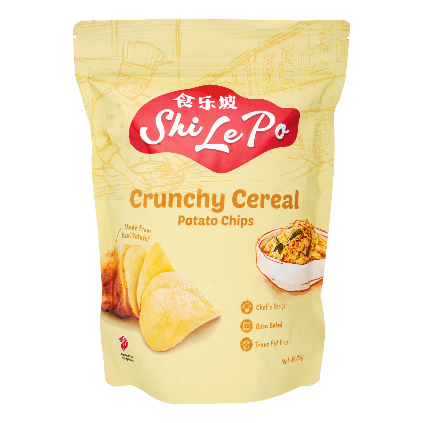 Shi Le Po Potato Chips - Crunchy Cereal | NTUC FairPrice