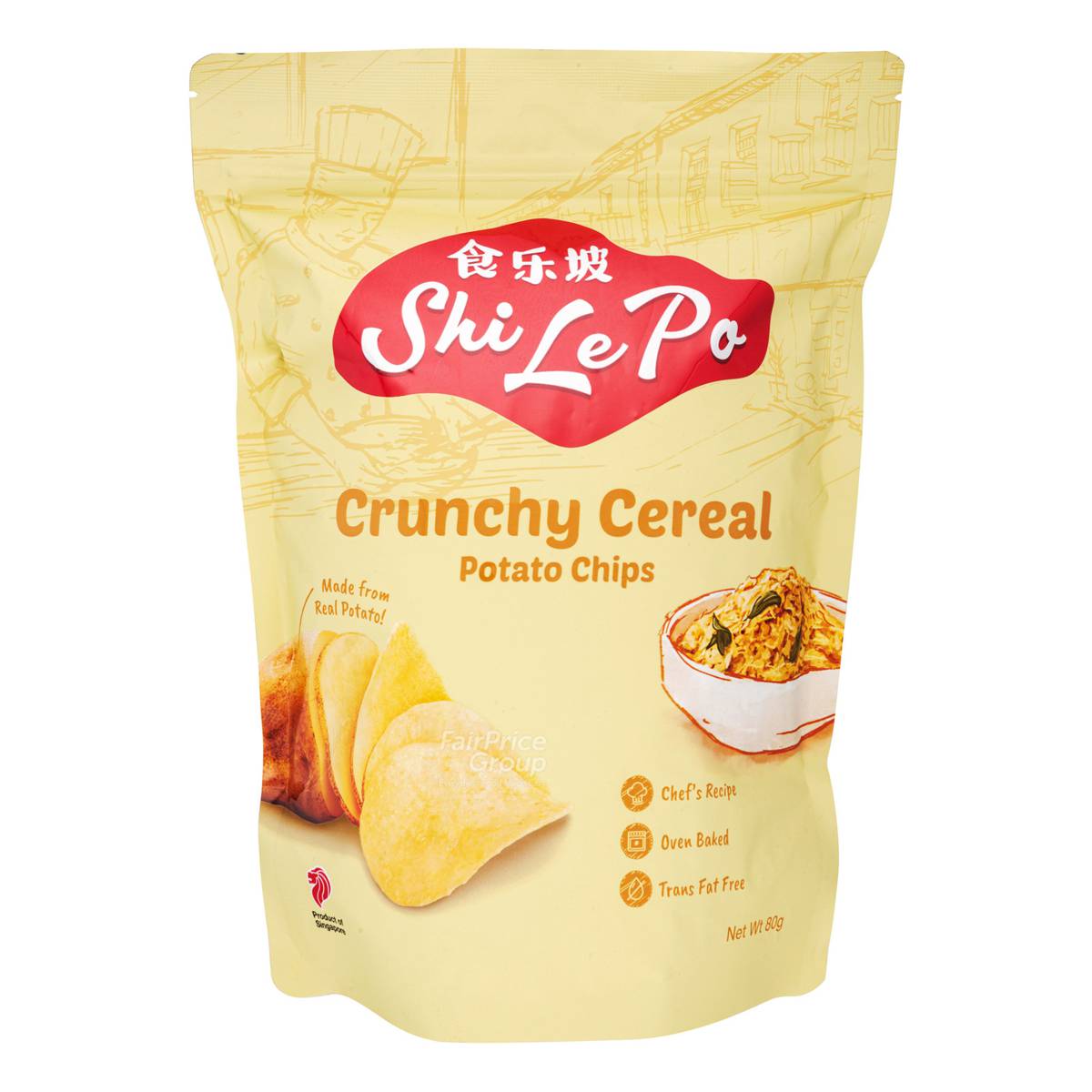 Shi Le Po Potato Chips - Crunchy Cereal | NTUC FairPrice