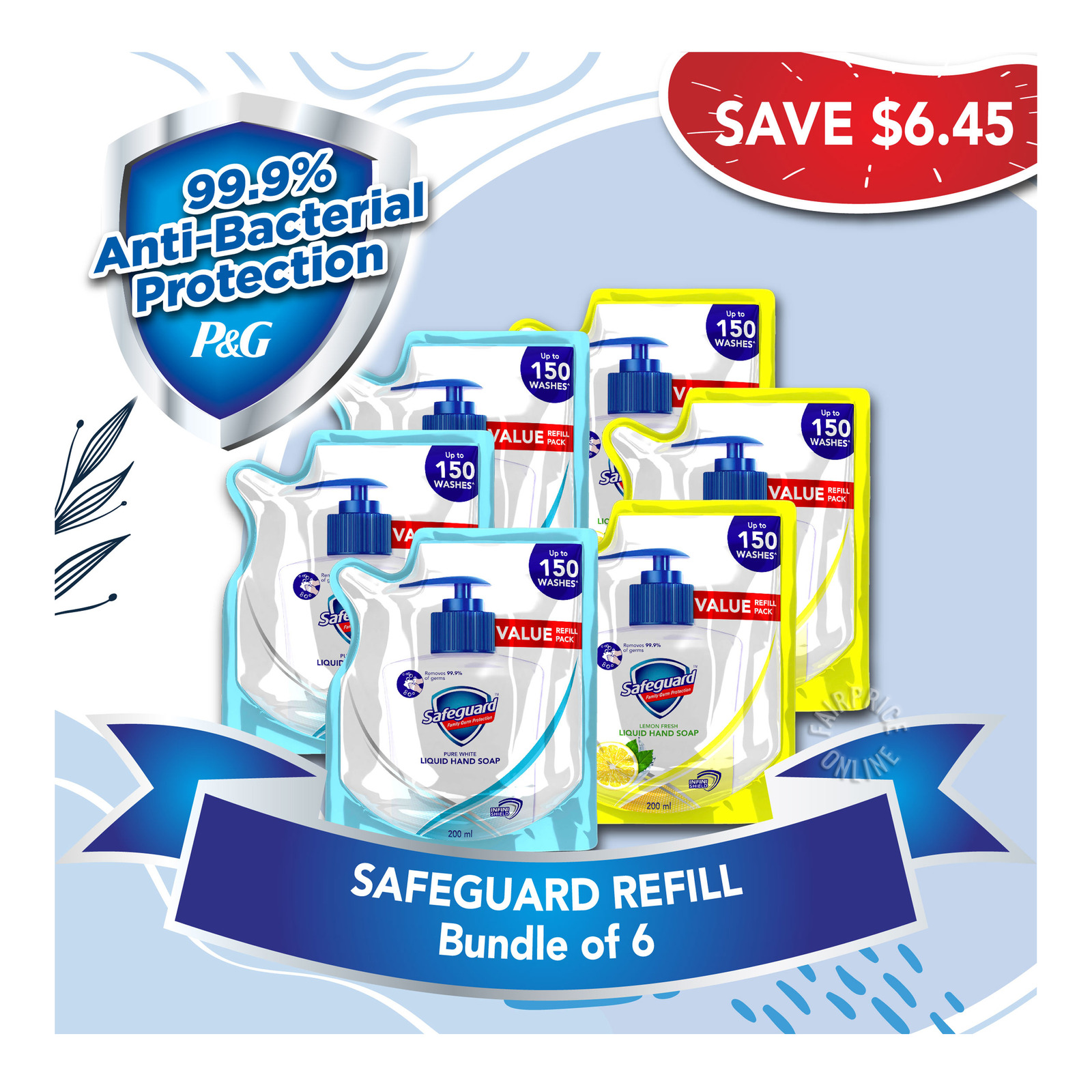 Safeguard Your Trusted Hand Hygiene Set 1 | NTUC FairPrice