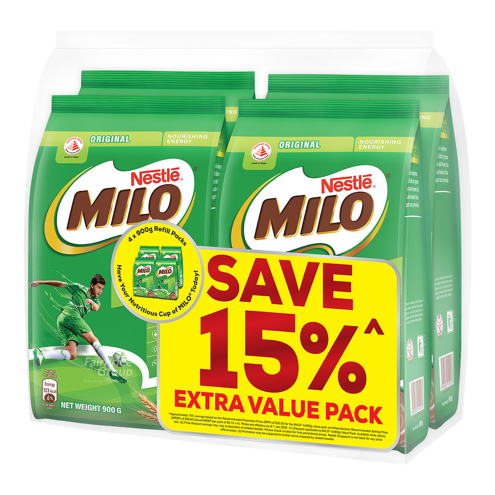 Milo Chocolate Malt Drink Powder with Milk - Regular | NTUC FairPrice