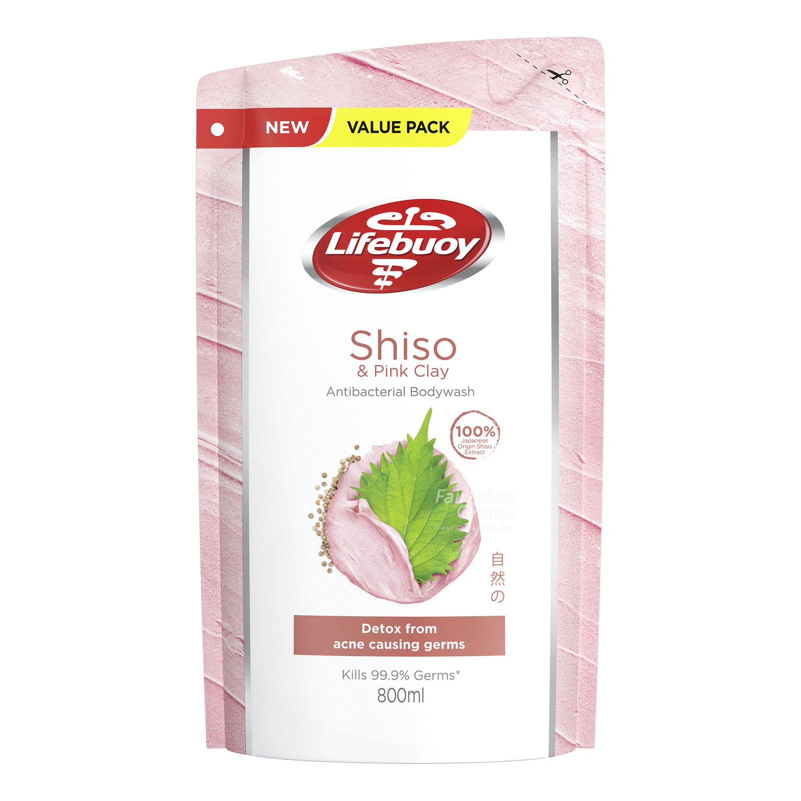 Lifebuoy Antibacterial Bodywash - Shiso & Pink Clay | NTUC FairPrice