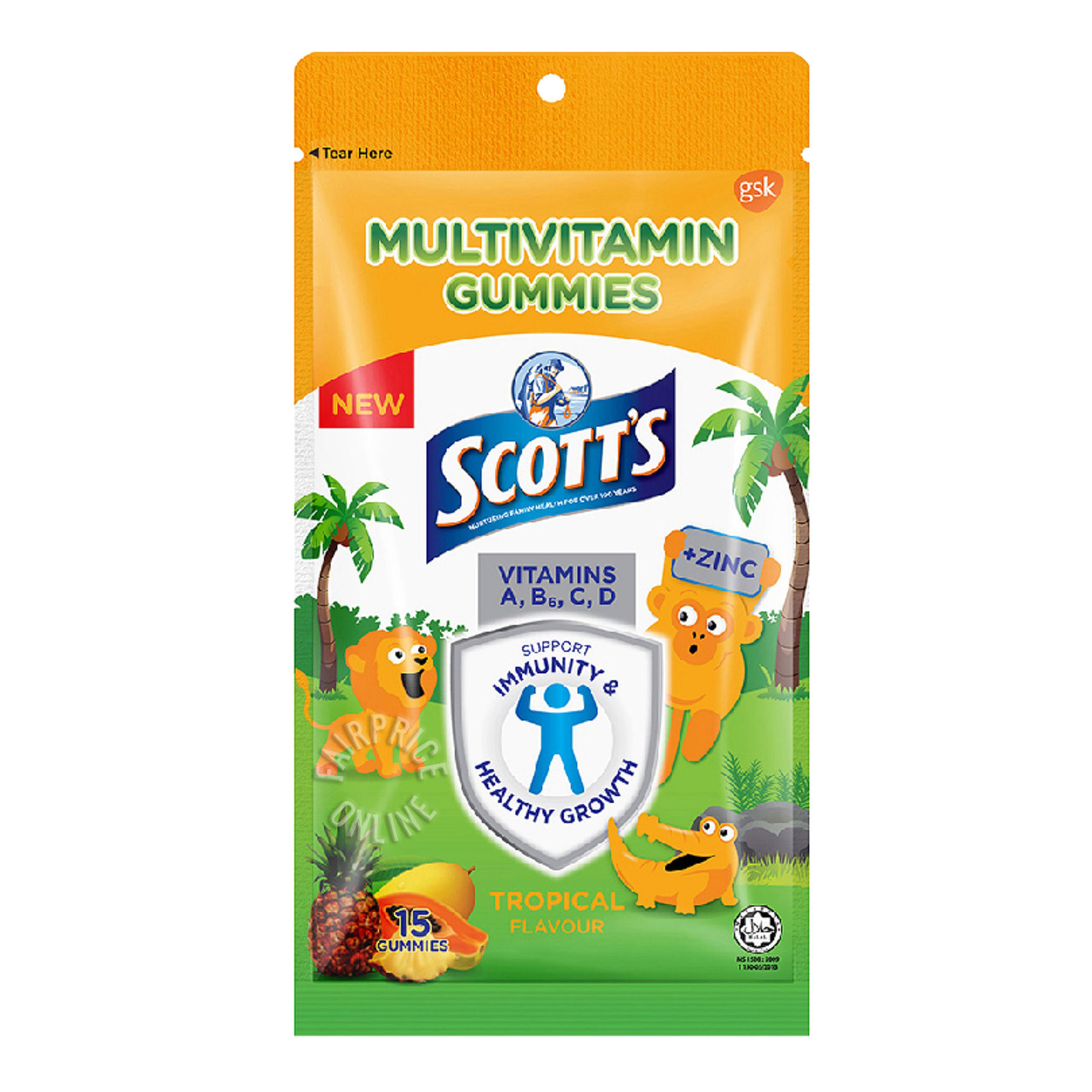 Scott's Multivitamin Gummies - Tropical | NTUC FairPrice