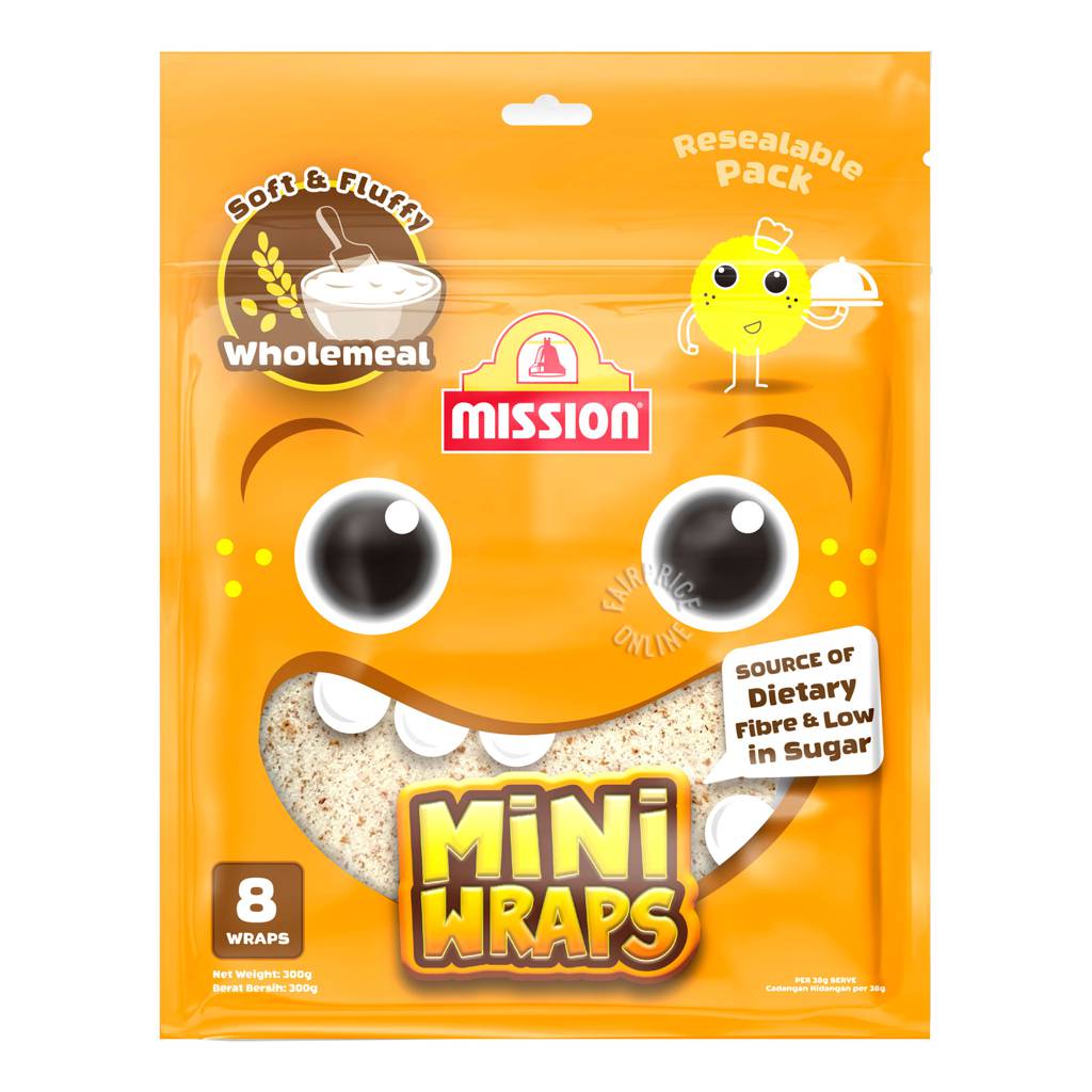Mission Mini Wraps - Wholemeal | NTUC FairPrice