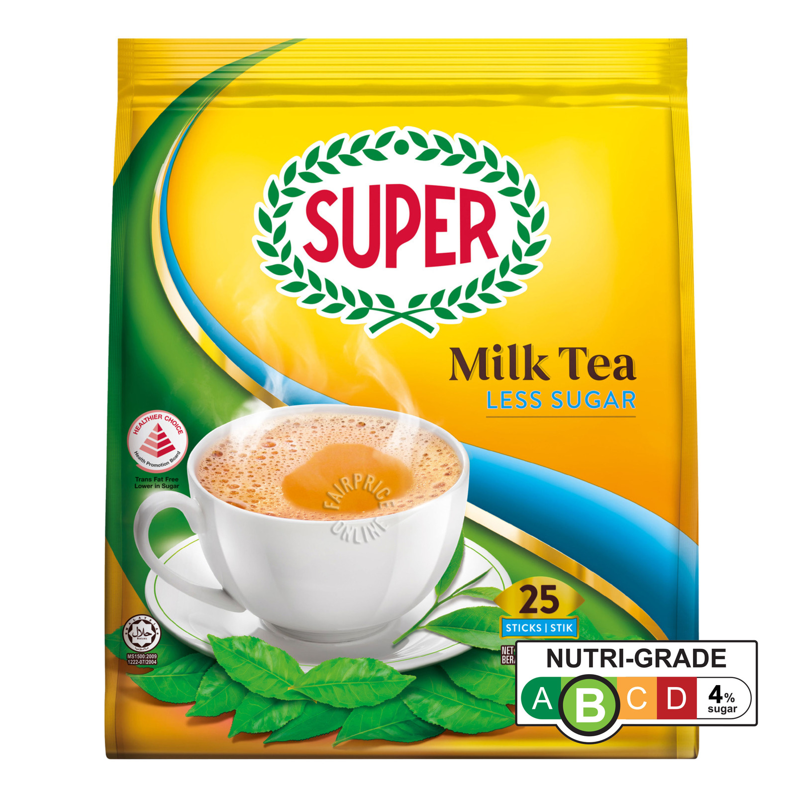 Super 3 in 1 Instant Milk Tea - Less Sugar | NTUC FairPrice