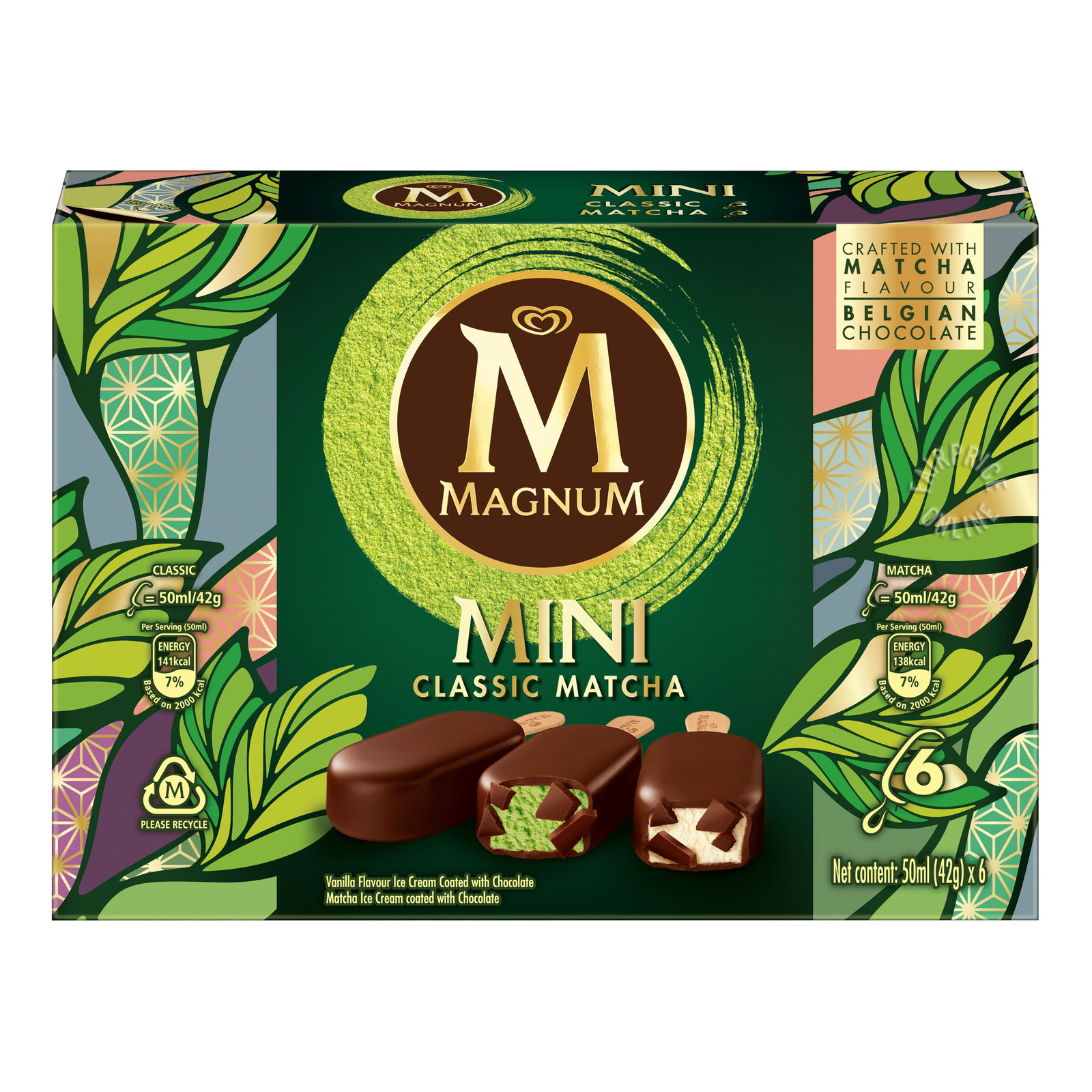 Magnum Mini Ice Cream - Classic Matcha | NTUC FairPrice