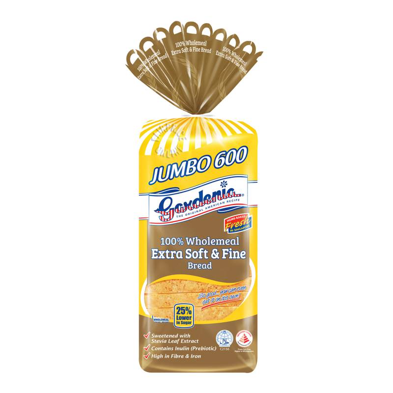 Gardenia Wholemeal Extra Soft & Fine Bread | NTUC FairPrice