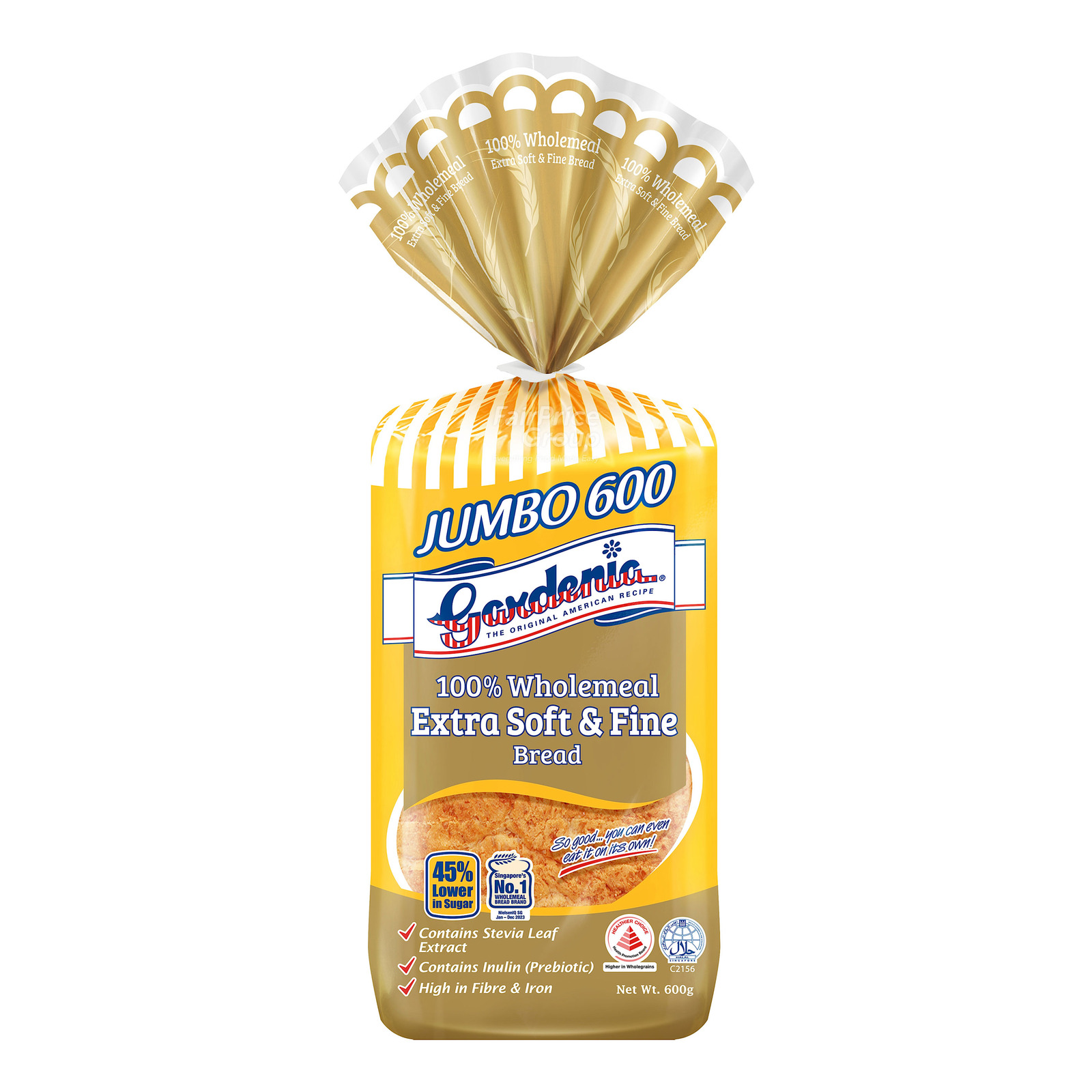 Gardenia Wholemeal Extra Soft & Fine Bread | NTUC FairPrice