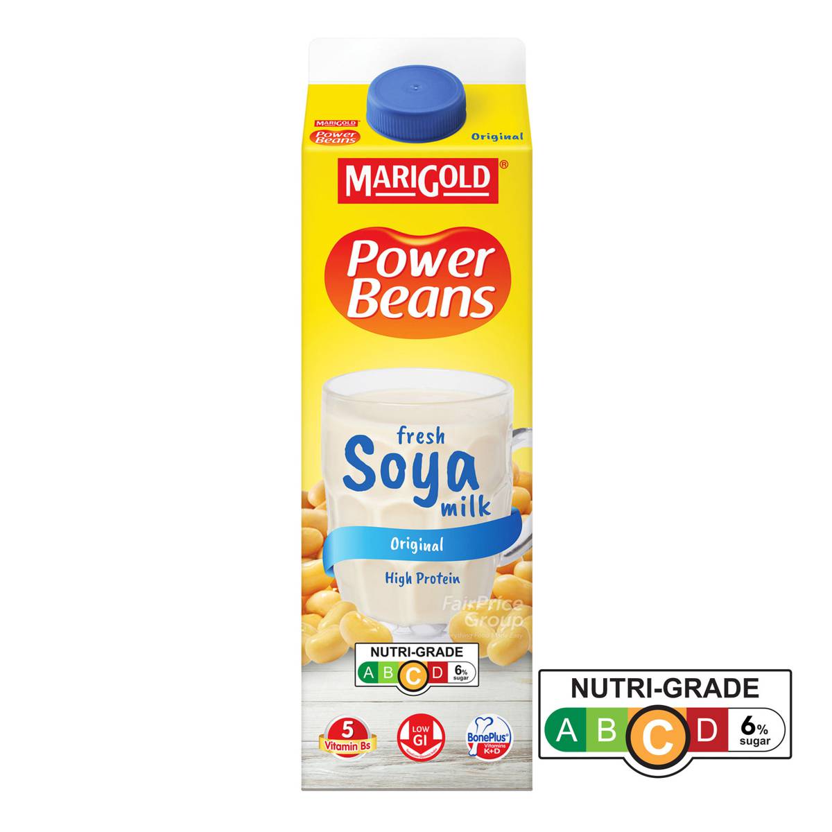 Marigold Power Beans Fresh Soya Milk | NTUC FairPrice