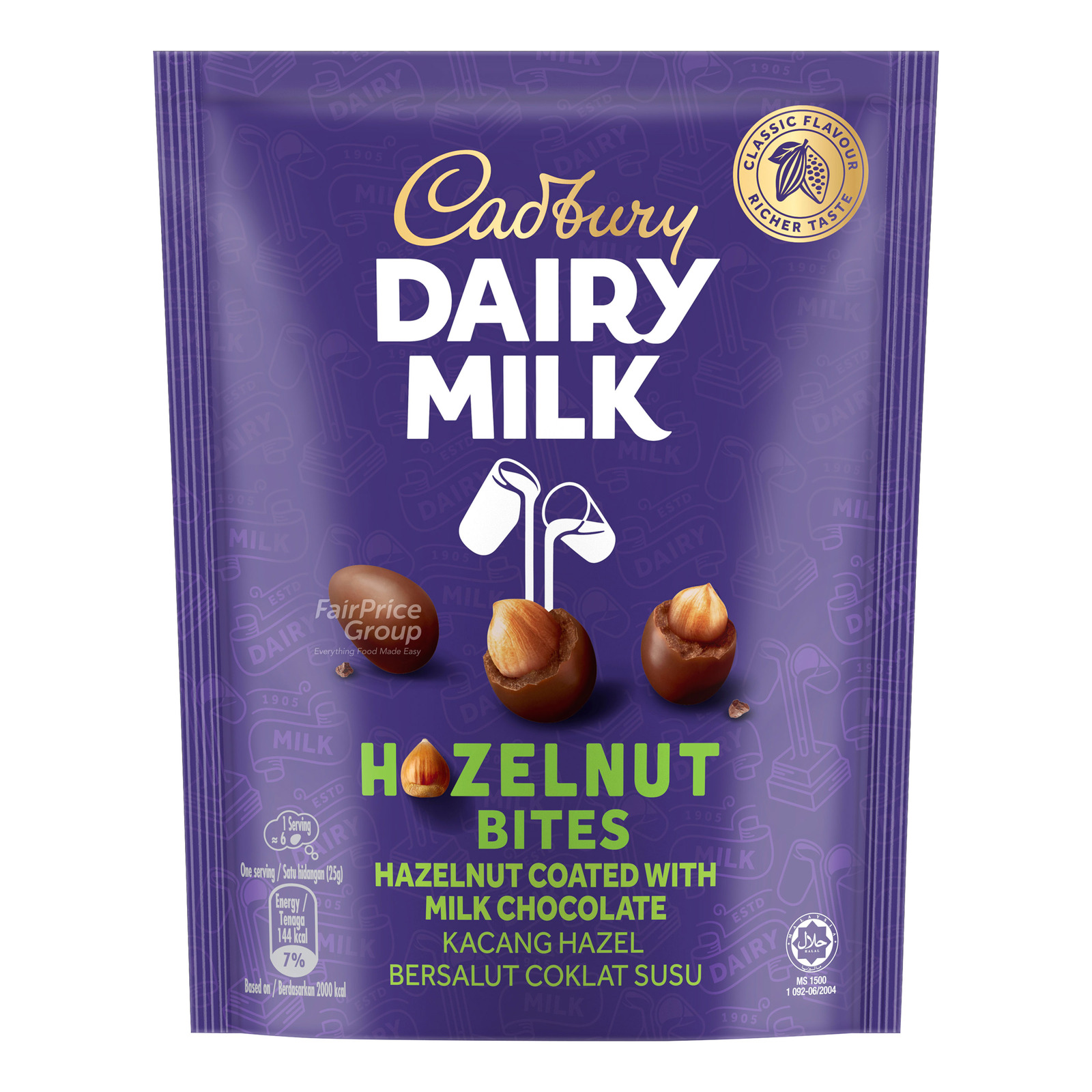 Cadbury Dairy Milk Chocolate Bites - Hazelnut | NTUC FairPrice