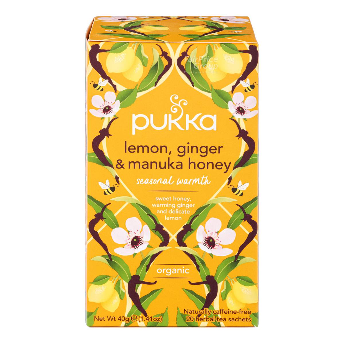 Pukka Herbal Tea Bags - Lemon, Ginger & Manuka Honey | NTUC FairPrice