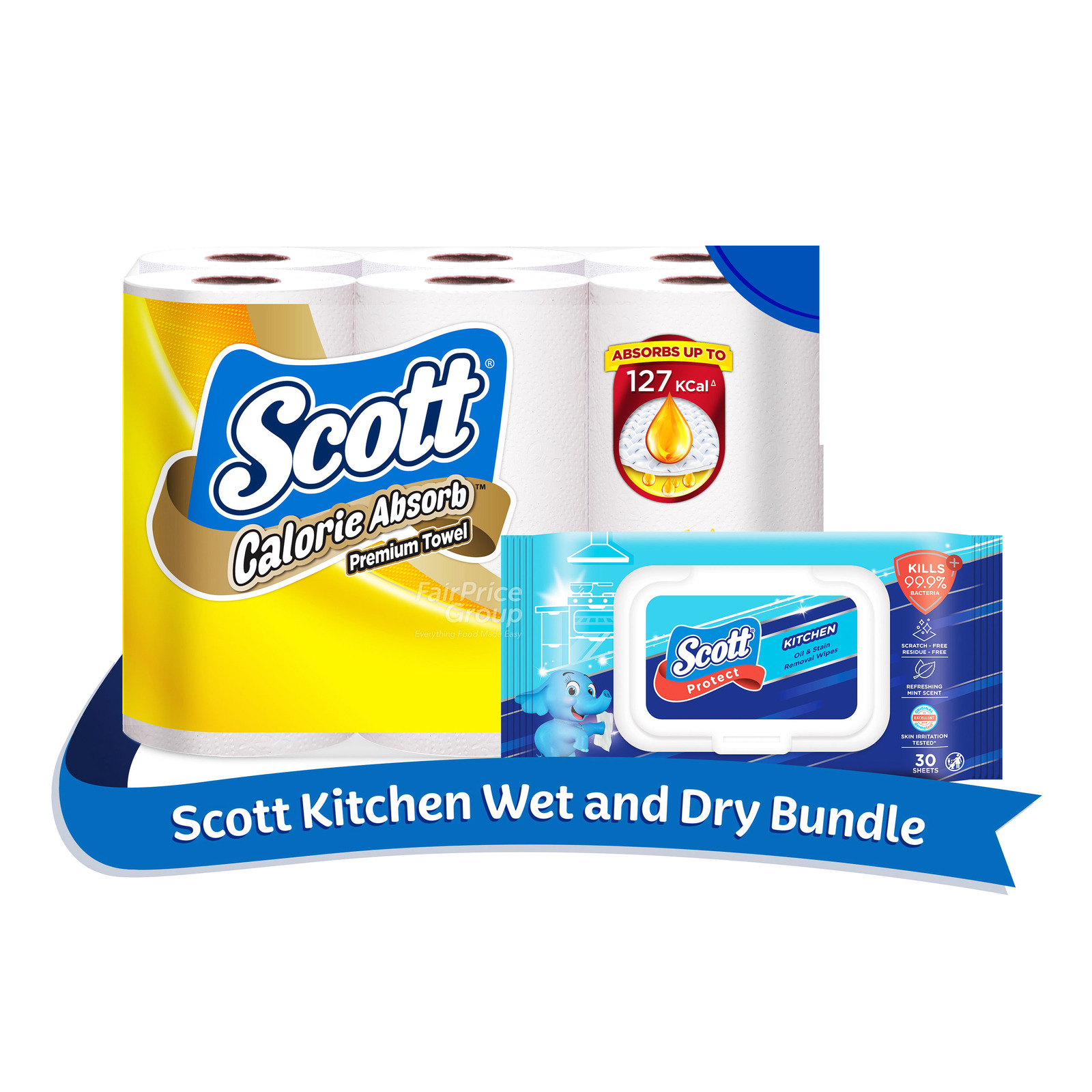 Scott Kitchen Wet & Dry Bundle | NTUC FairPrice