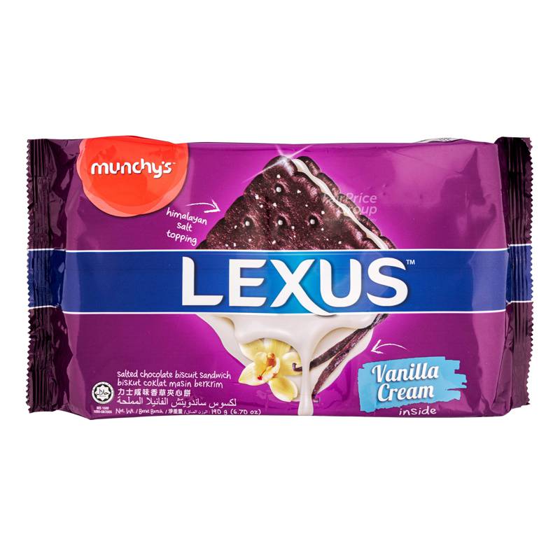 Munchy's Lexus Sandwich Biscuit - Vanilla Cream | NTUC FairPrice