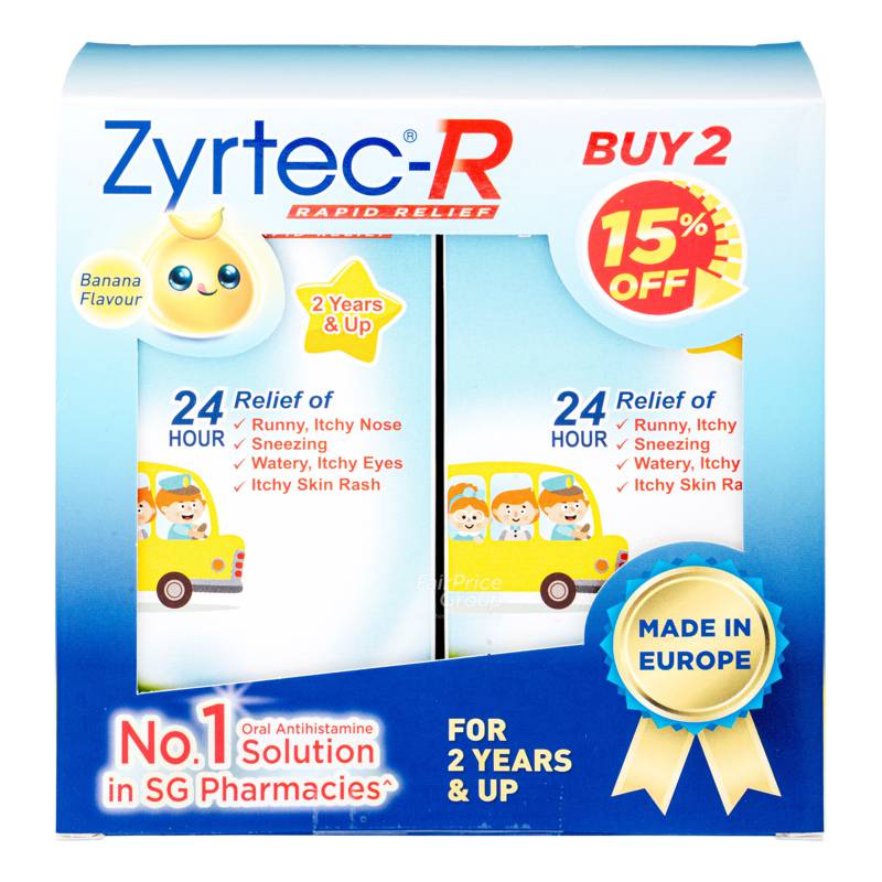 Zyrtec-R Children Allergy Relief Solution | NTUC FairPrice