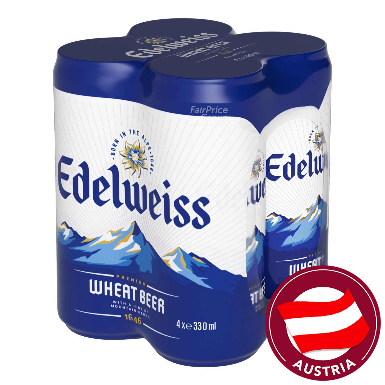 Edelweiss Premium Wheat Beer Can | NTUC FairPrice