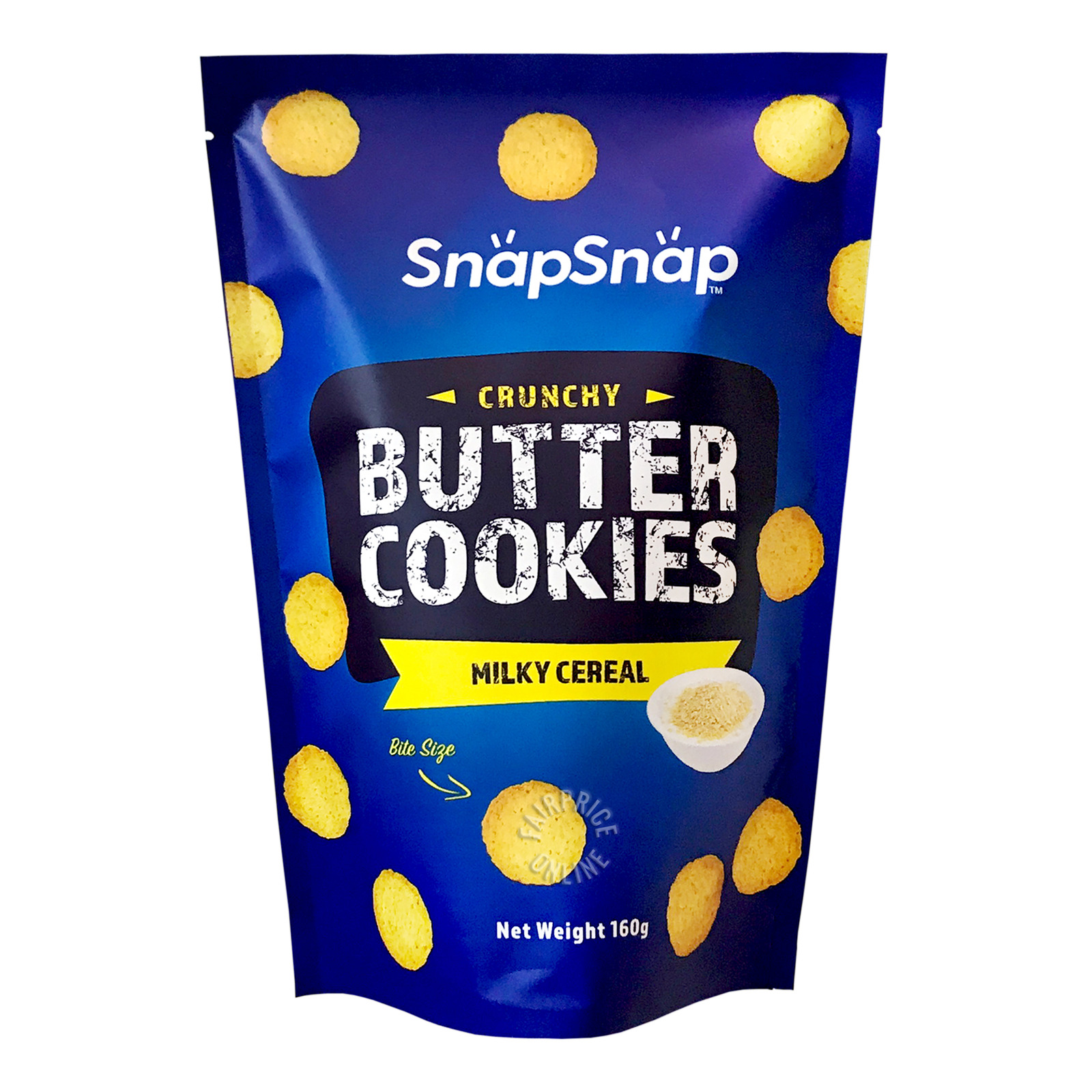 Snap Snap Crunchy Butter Cookies - Milky Cereal | NTUC FairPrice